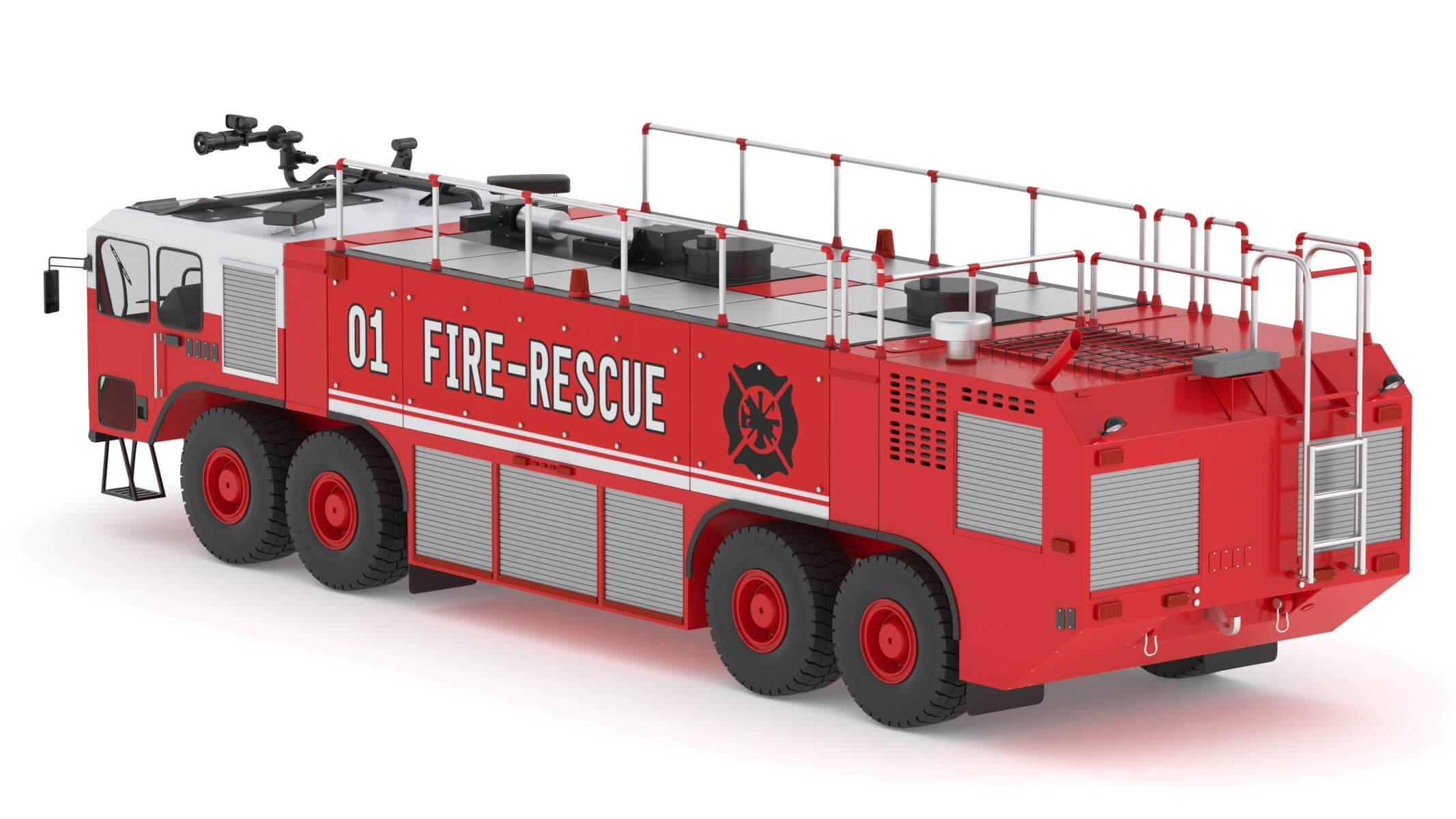 Oshkosh Striker 4500 Airport Fire Truck Toronto Pearson - 3D Model by ...