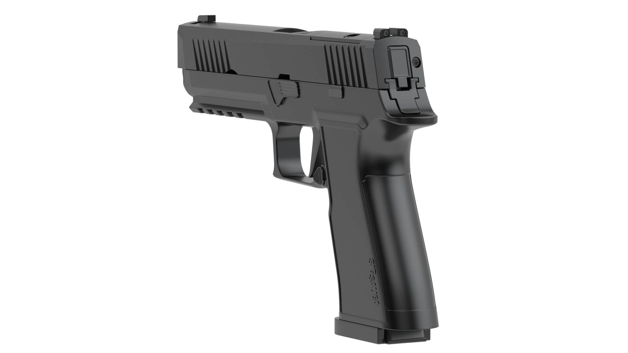 P320-Xten Pistol 3D Model by frezzy