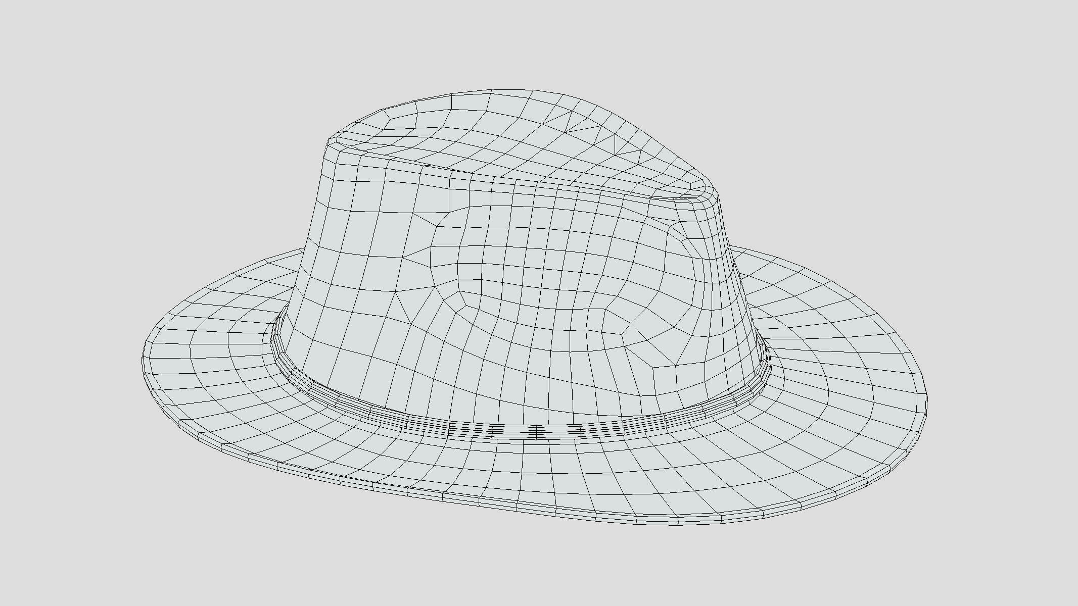 Palama Hat Low Poly - 3D Model by frezzy