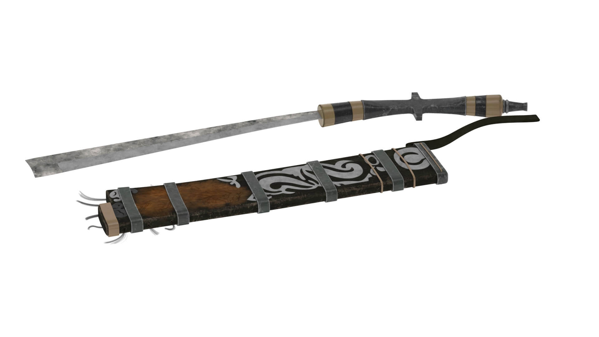 Pandat Sword - 3D Model by frezzy