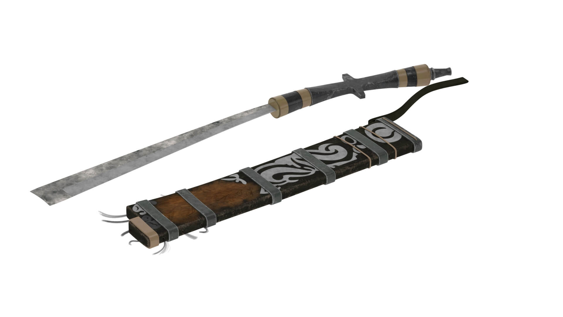 Pandat Sword - 3D Model by frezzy