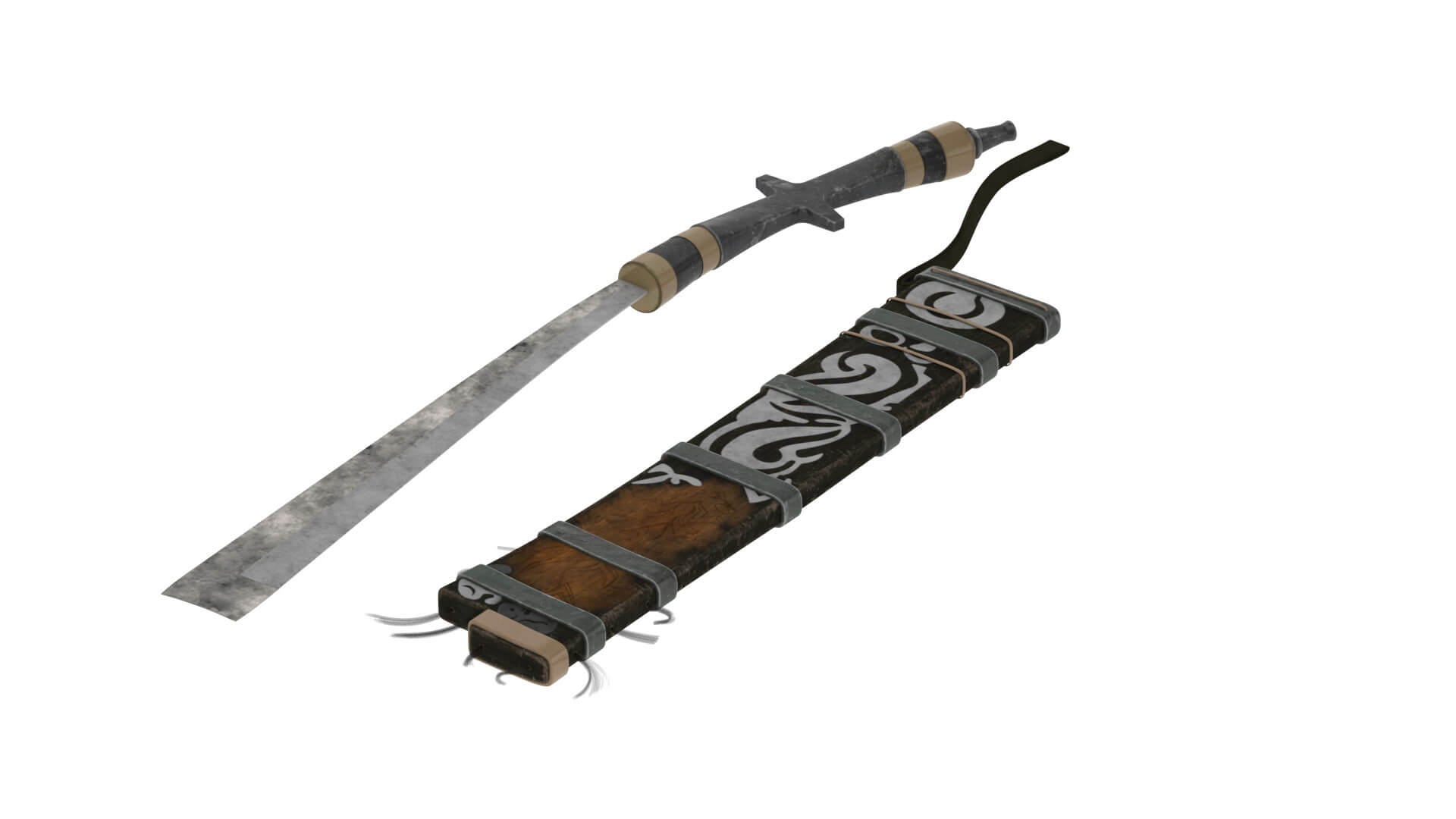Pandat Sword - 3D Model by frezzy