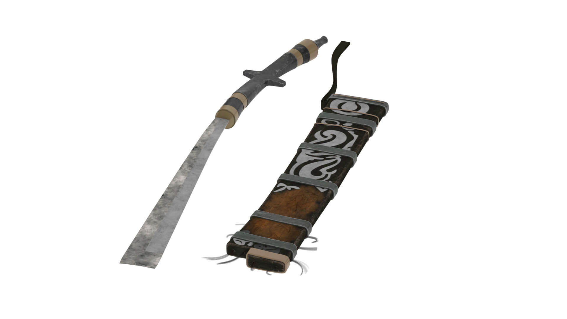 Pandat Sword - 3D Model by frezzy