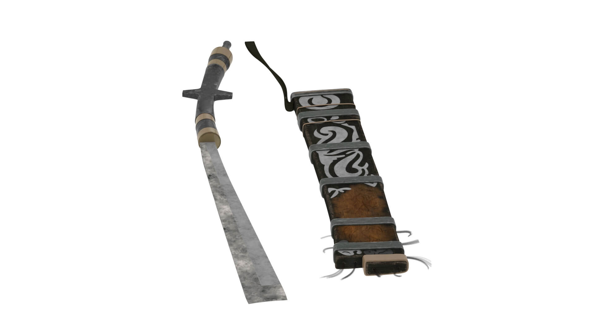 Pandat Sword - 3D Model by frezzy