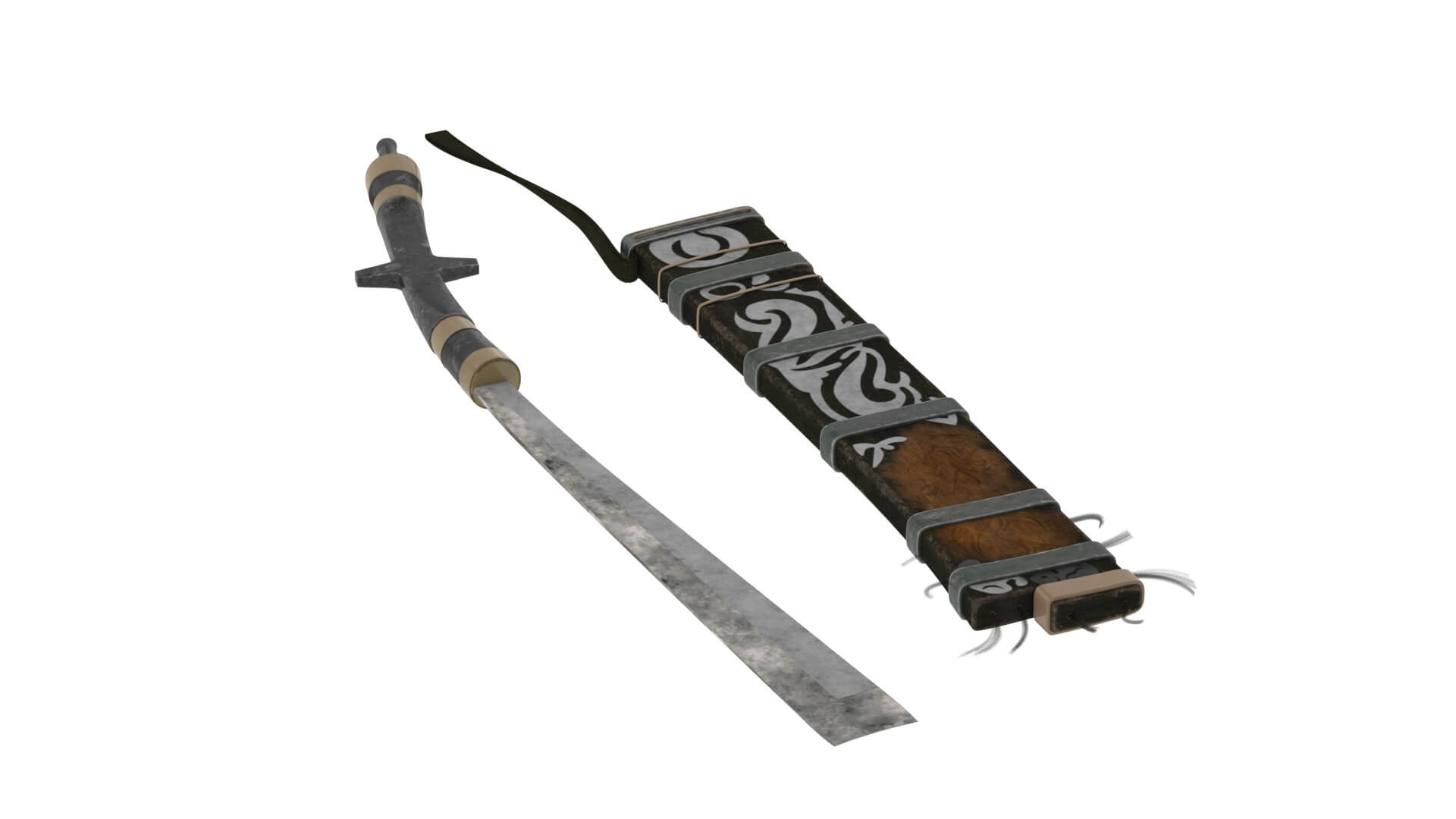 Pandat Sword - 3D Model by frezzy