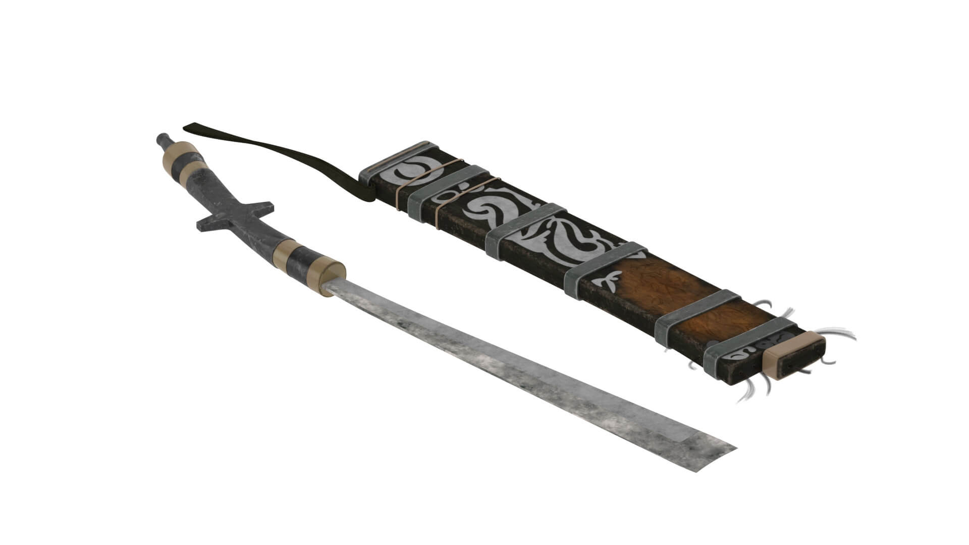 Pandat Sword - 3D Model by frezzy