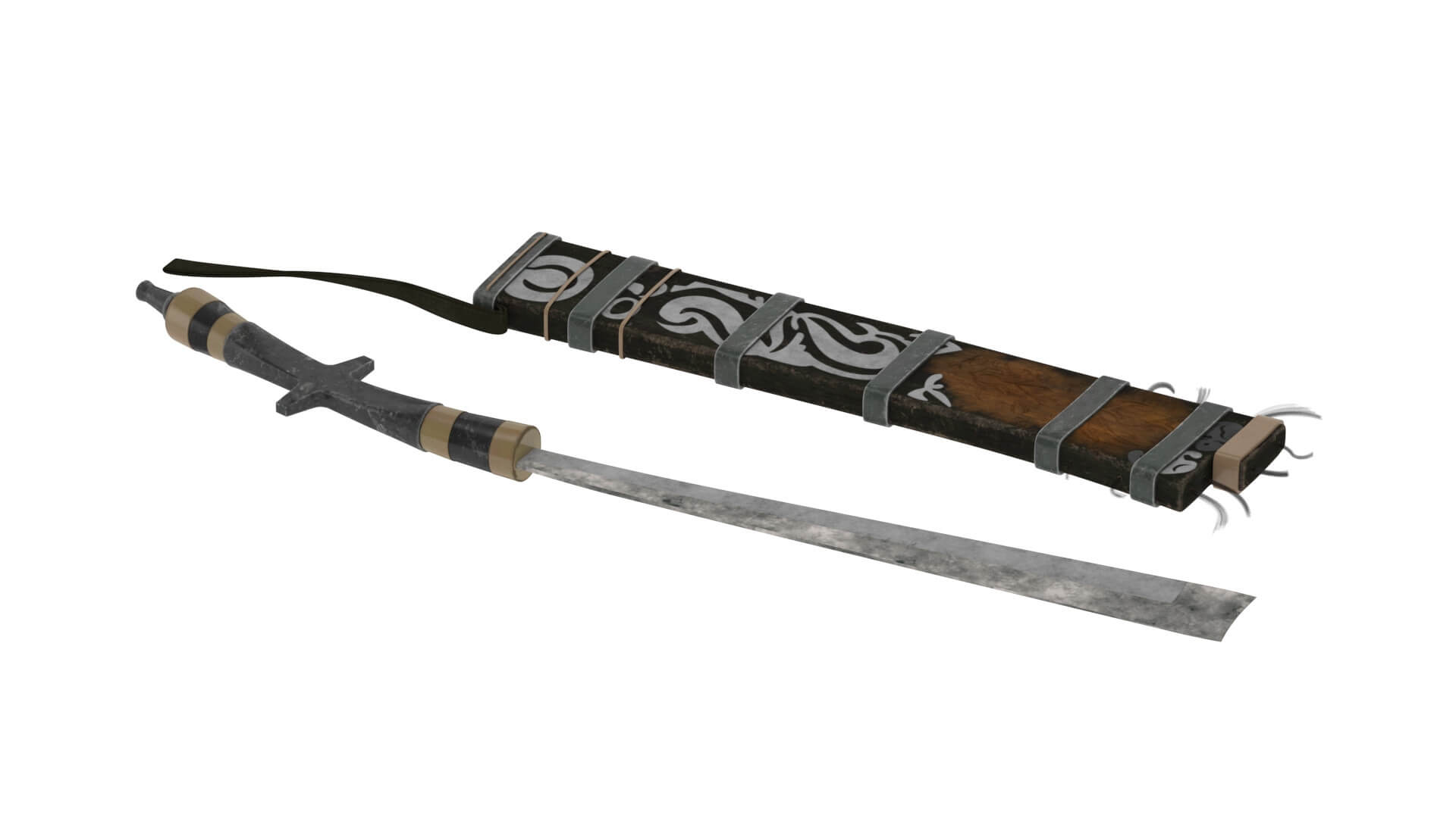 Pandat Sword - 3D Model by frezzy