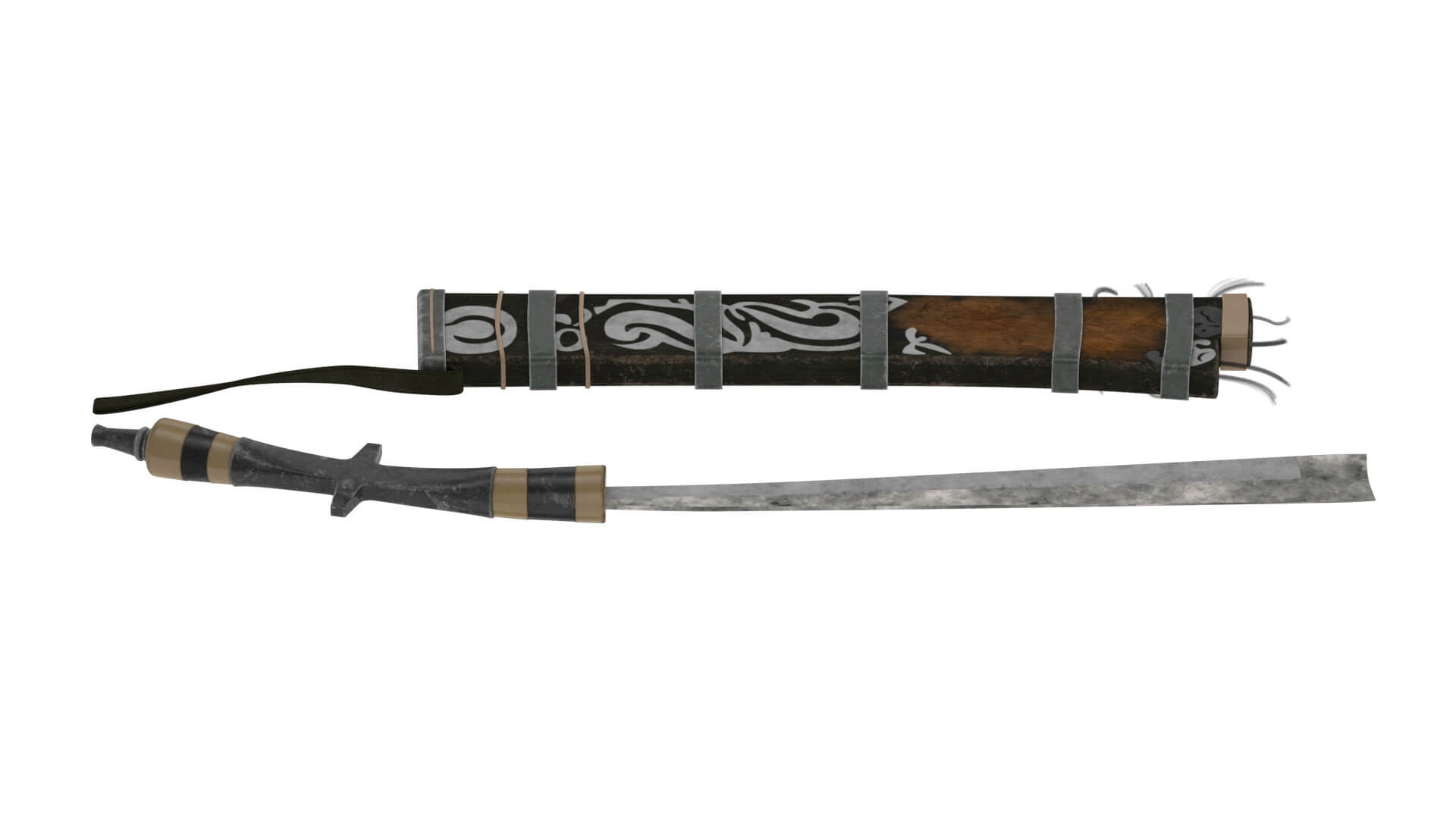 Pandat Sword - 3D Model by frezzy