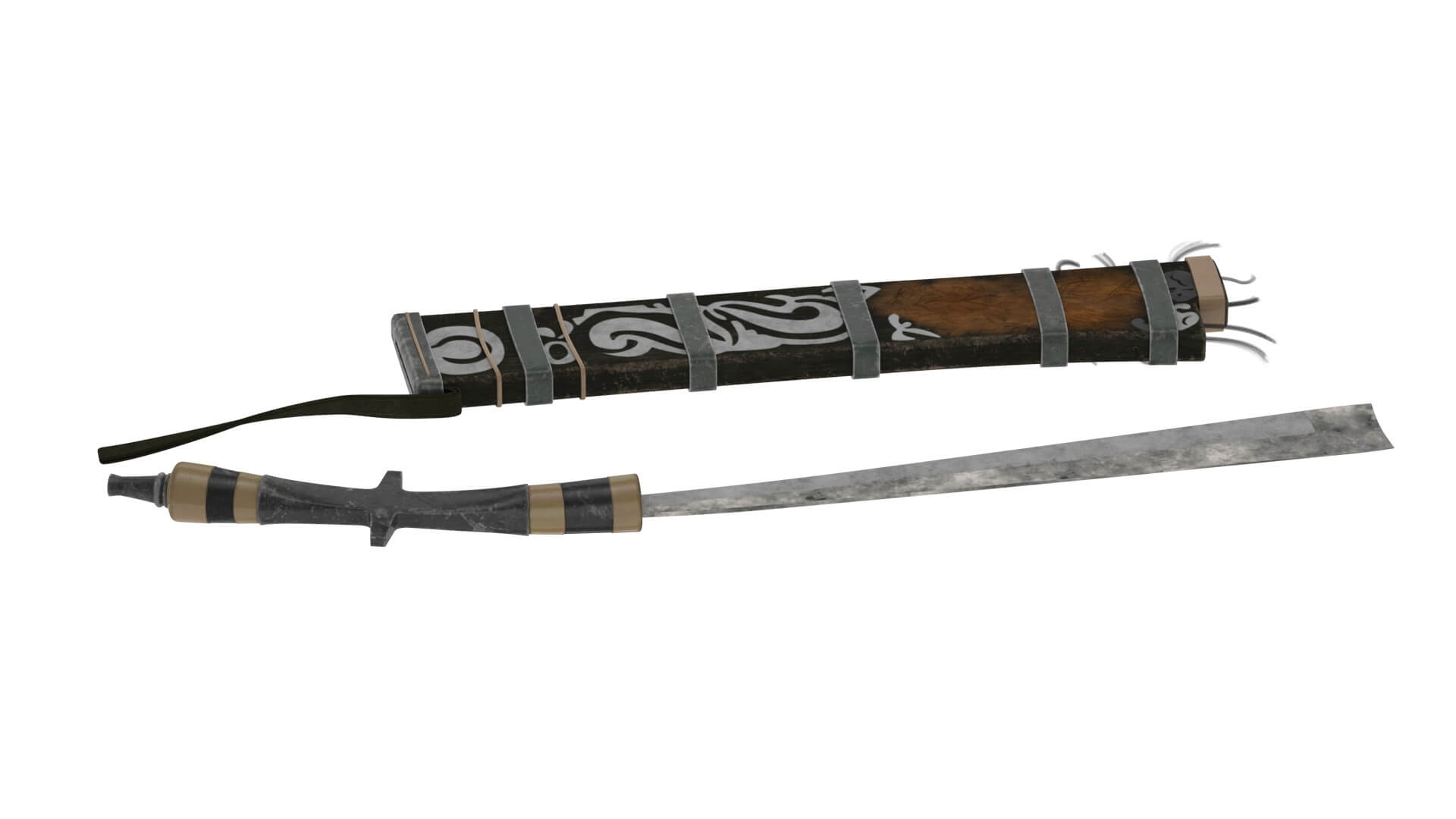 Pandat Sword - 3D Model by frezzy
