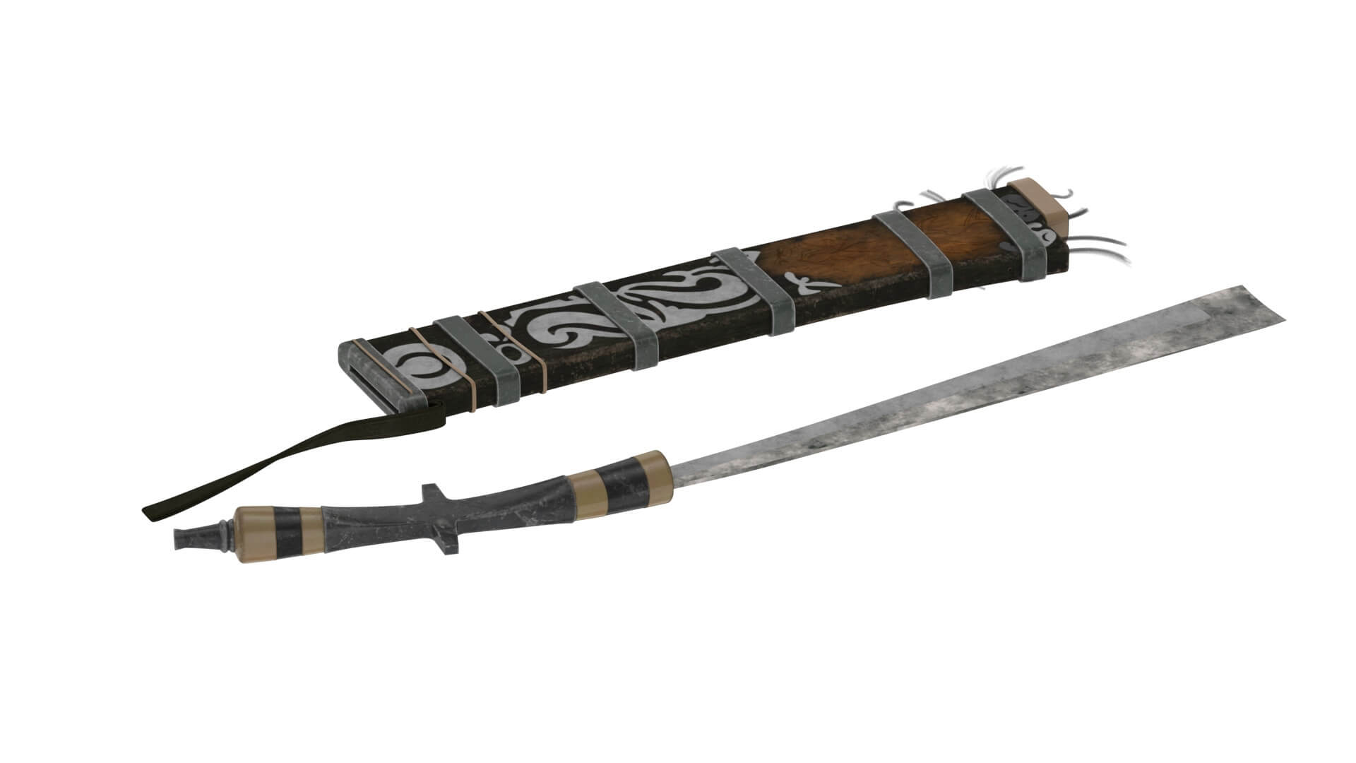 Pandat Sword - 3D Model by frezzy