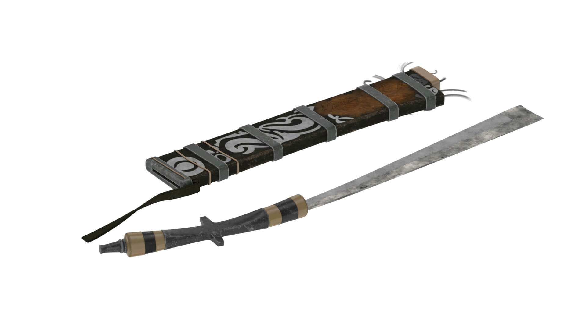 Pandat Sword - 3D Model by frezzy