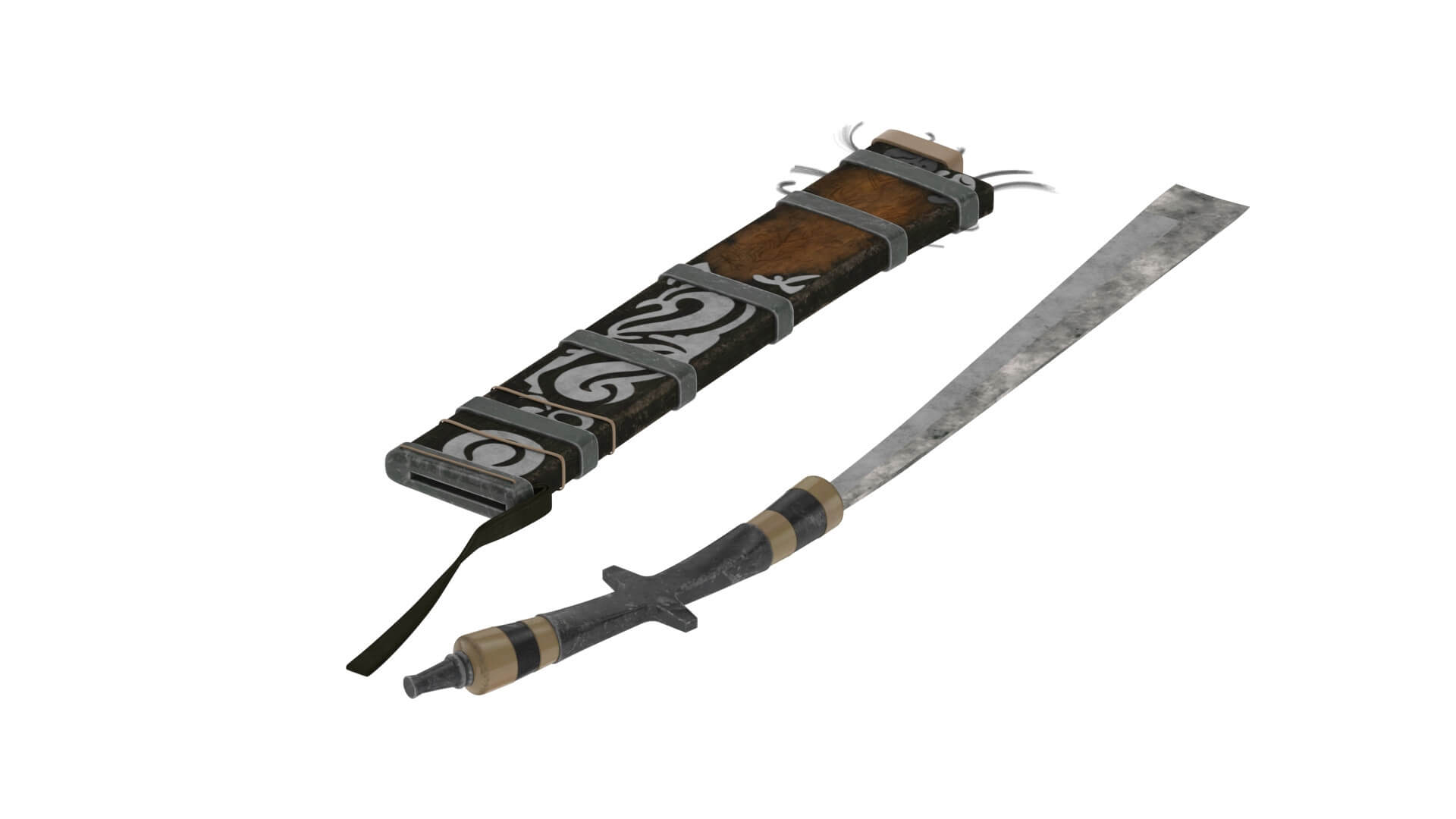 Pandat Sword - 3D Model by frezzy