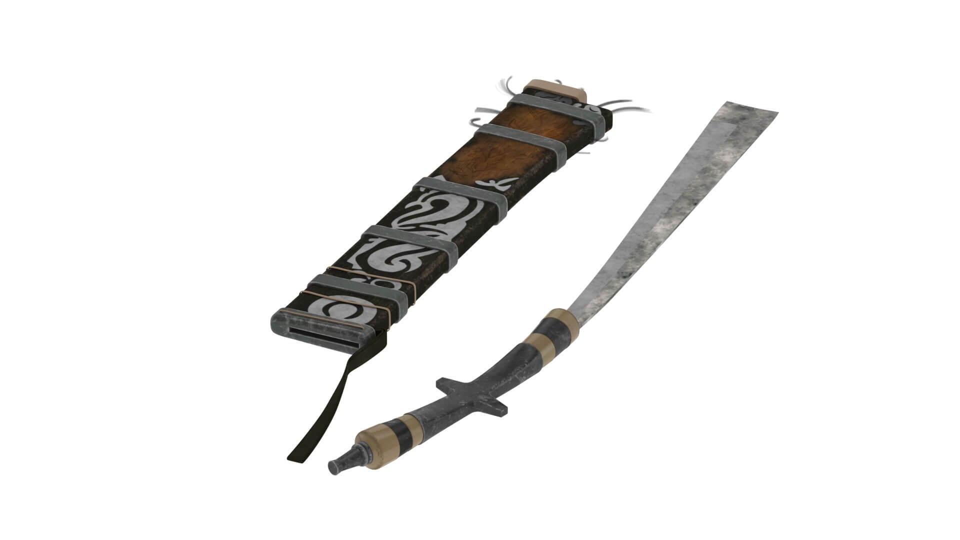 Pandat Sword - 3D Model by frezzy