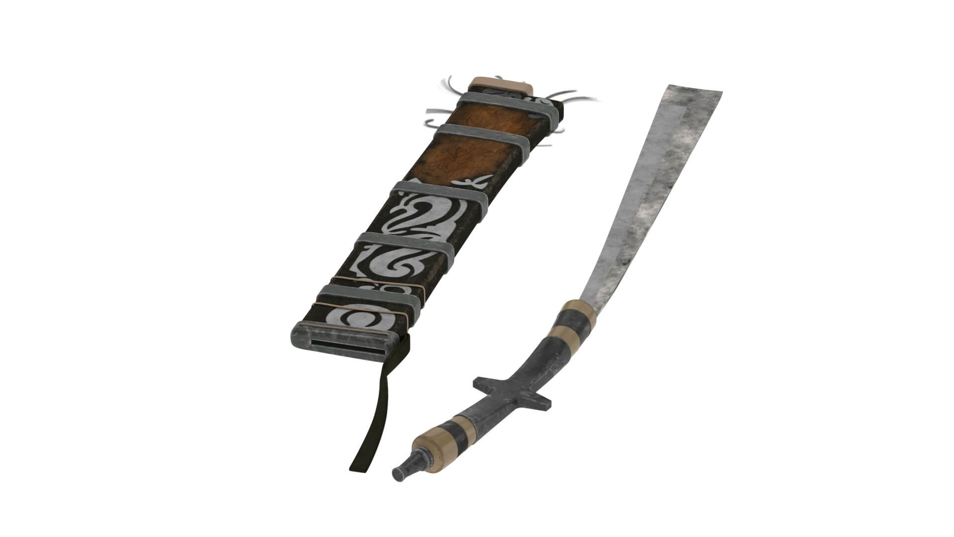 Pandat Sword - 3D Model by frezzy