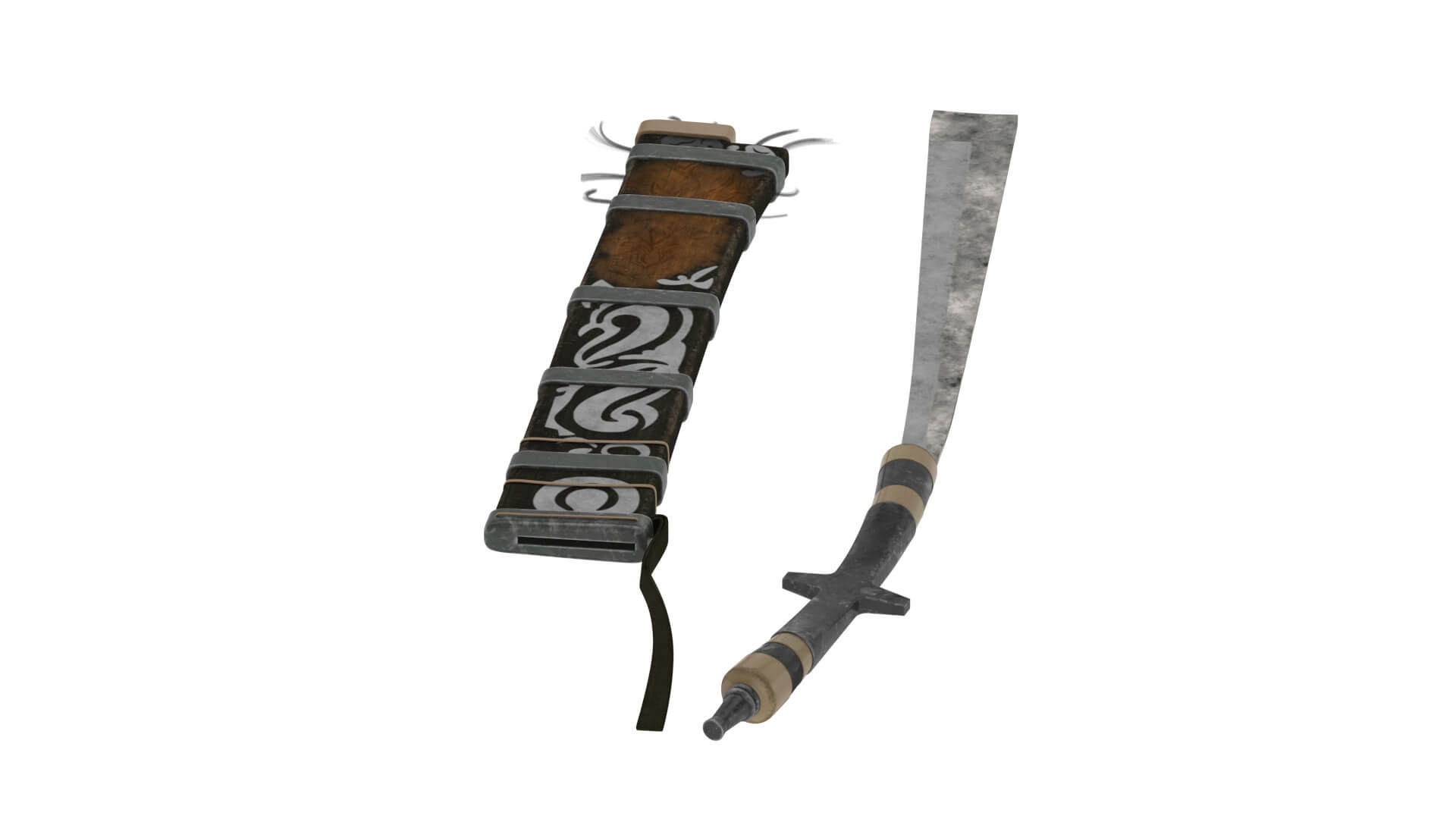 Pandat Sword - 3D Model by frezzy