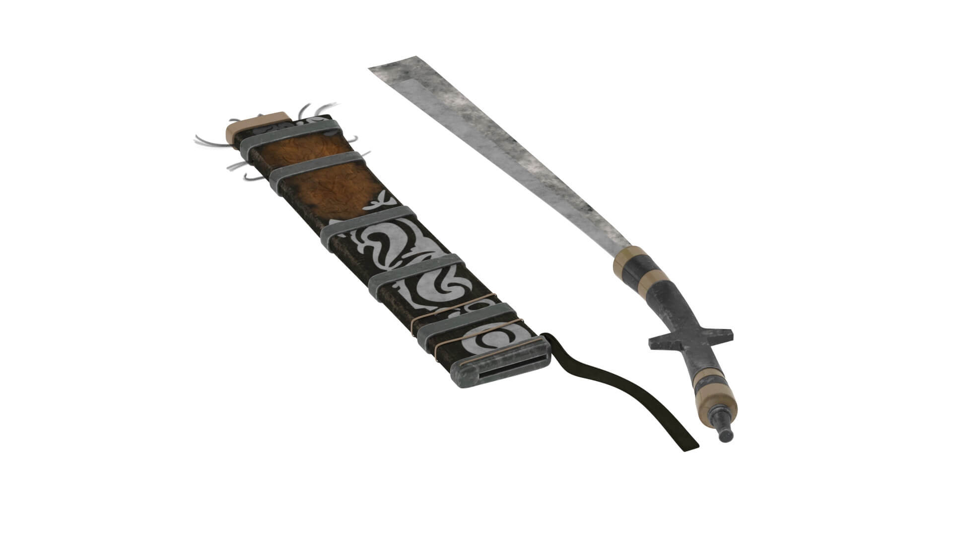 Pandat Sword - 3D Model by frezzy