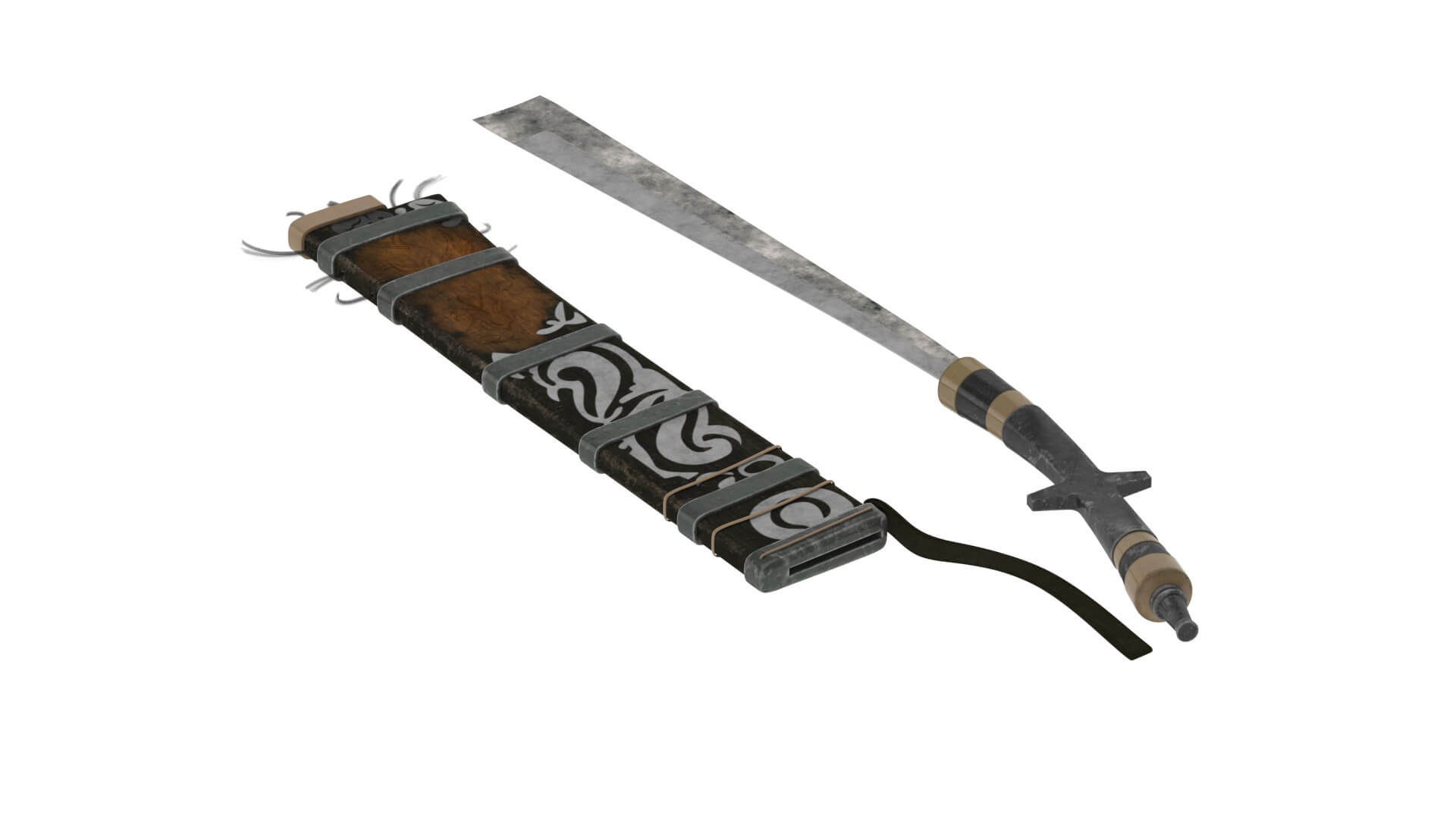 Pandat Sword - 3D Model by frezzy