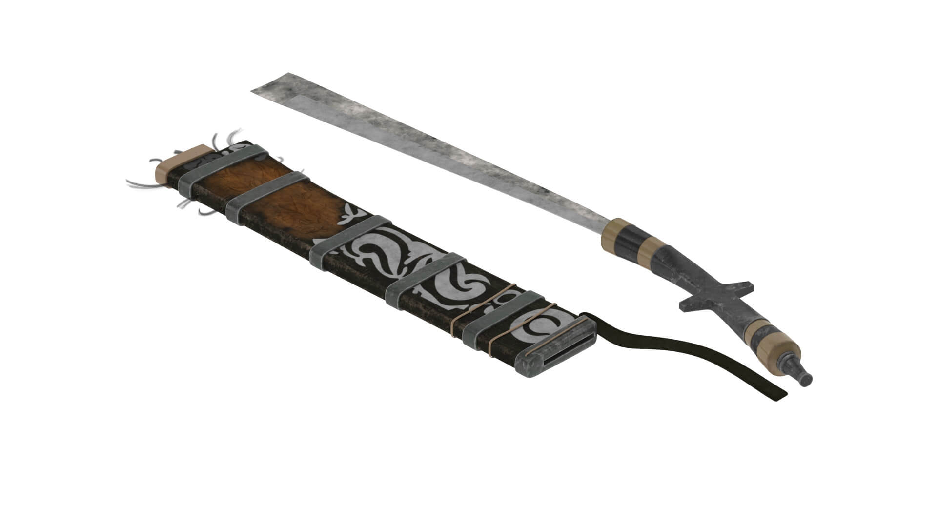 Pandat Sword - 3D Model by frezzy