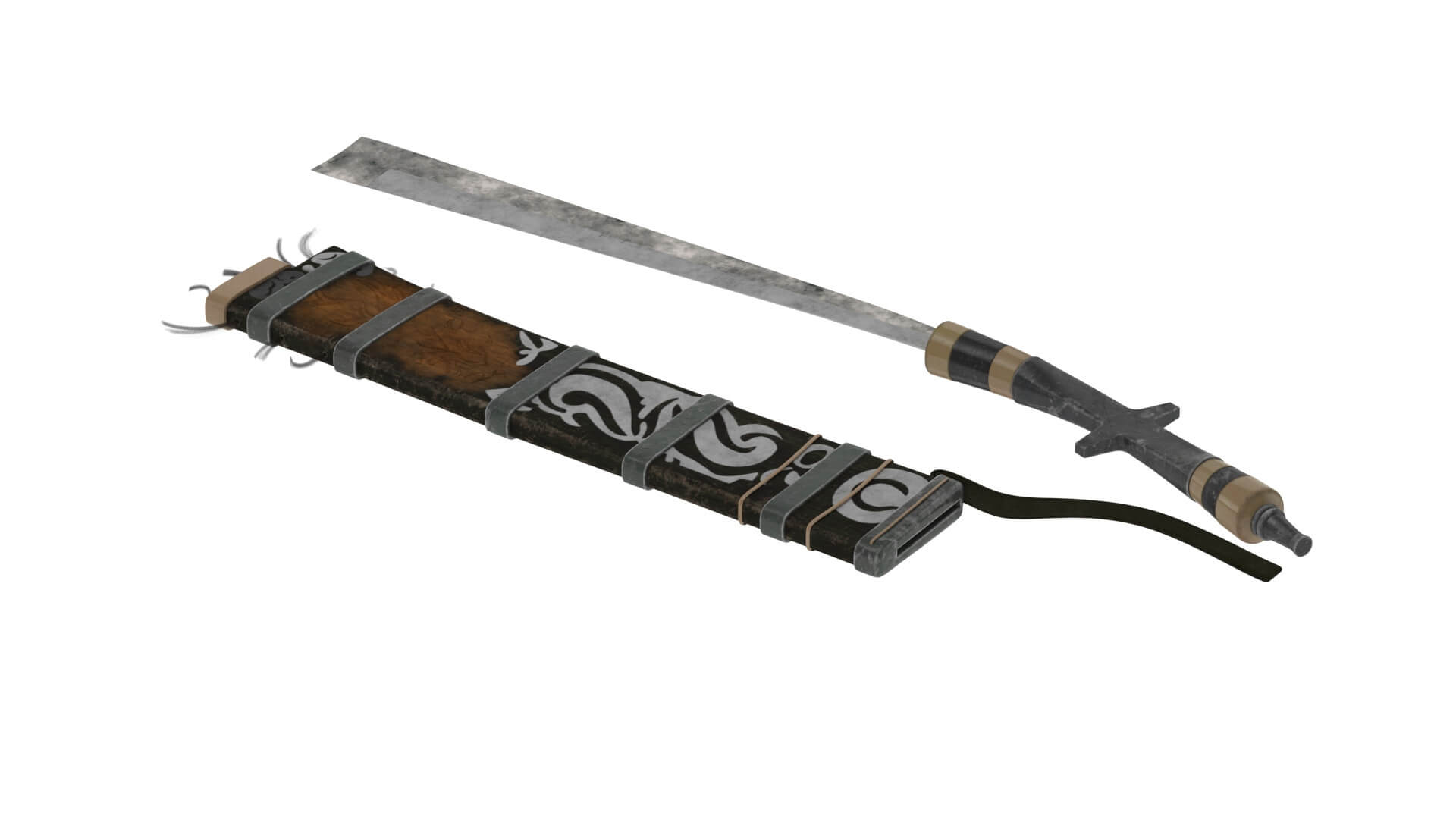 Pandat Sword - 3D Model by frezzy