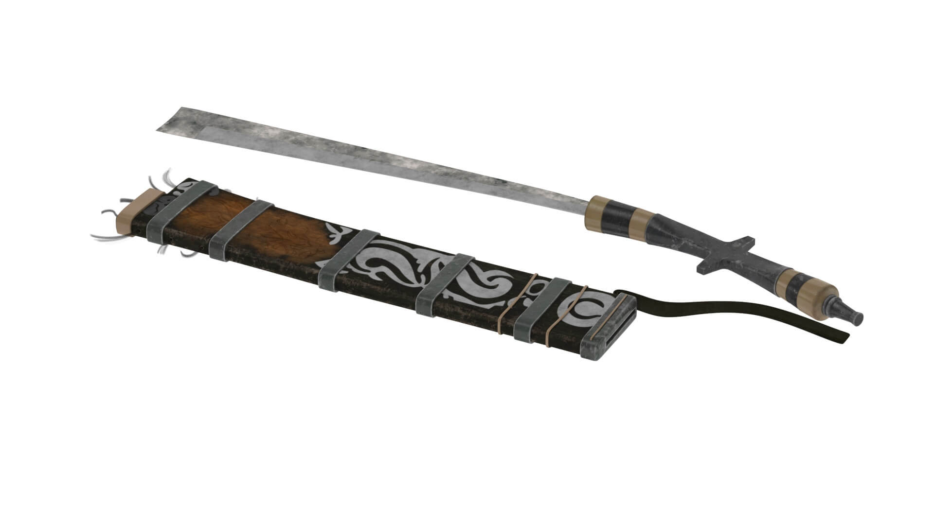 Pandat Sword - 3D Model by frezzy