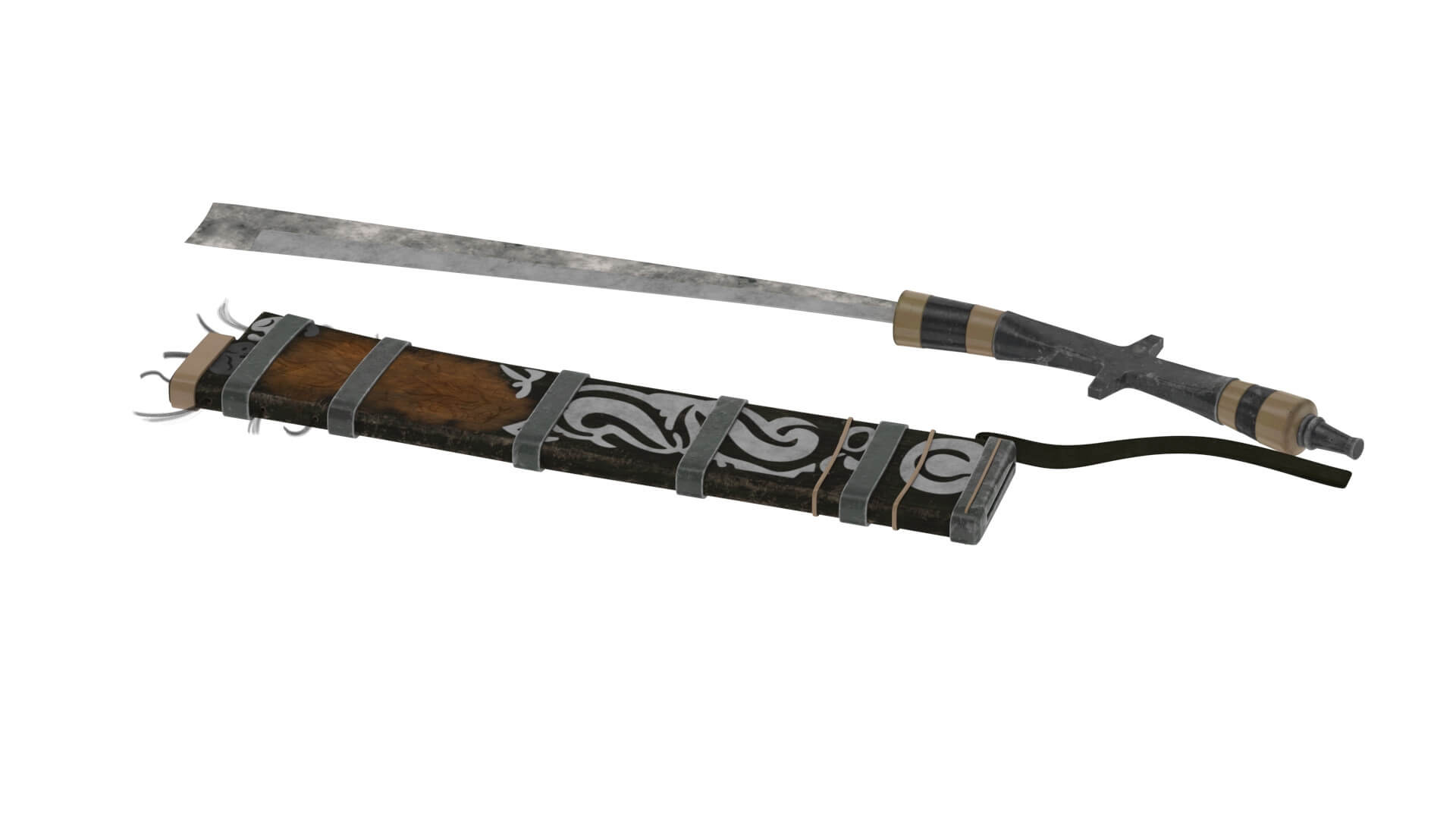 Pandat Sword - 3D Model by frezzy