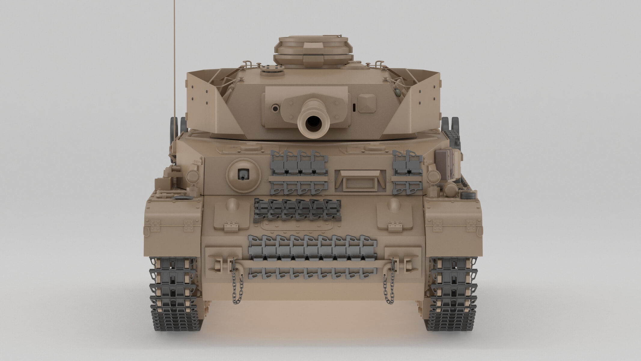Panzer IV Medium Tank - 3D Model by frezzy