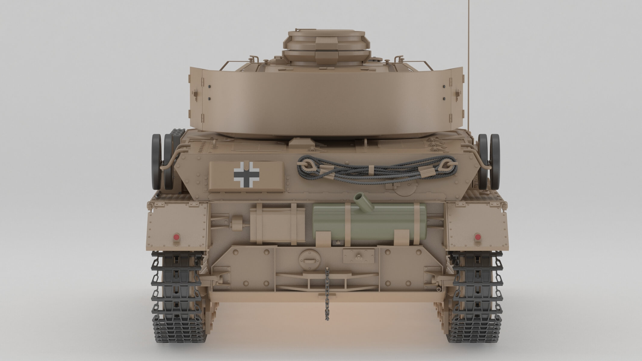 Panzer IV Medium Tank - 3D Model by frezzy