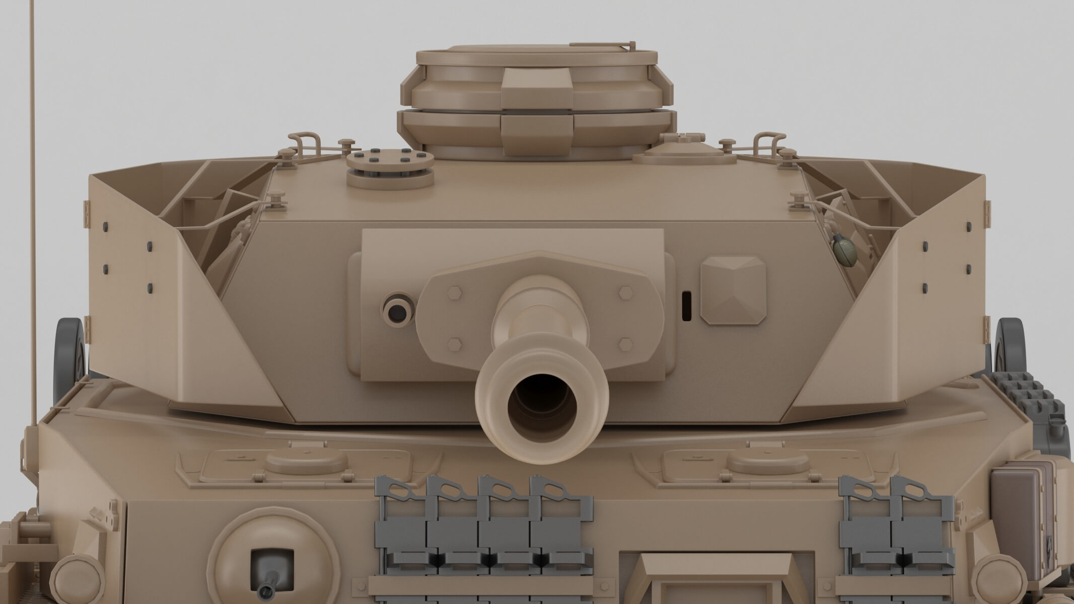 Panzer IV Medium Tank - 3D Model by frezzy