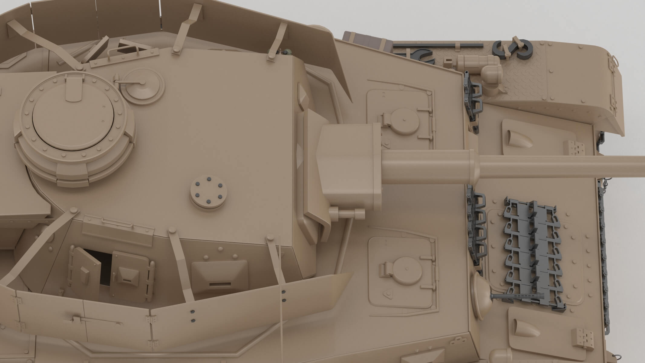 Panzer IV Medium Tank - 3D Model by frezzy
