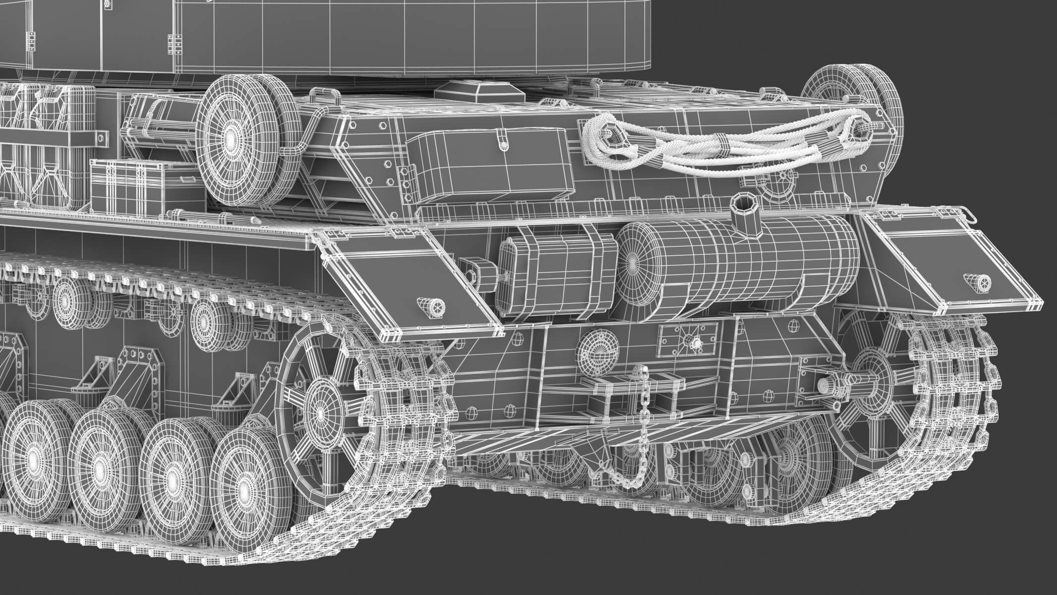 Panzer IV Medium Tank - 3D Model by frezzy