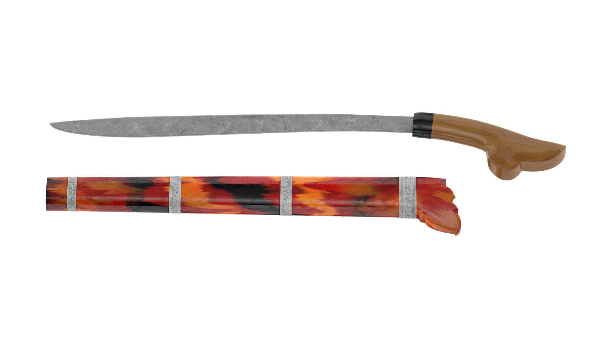 Parang Knife - 3D Model by frezzy