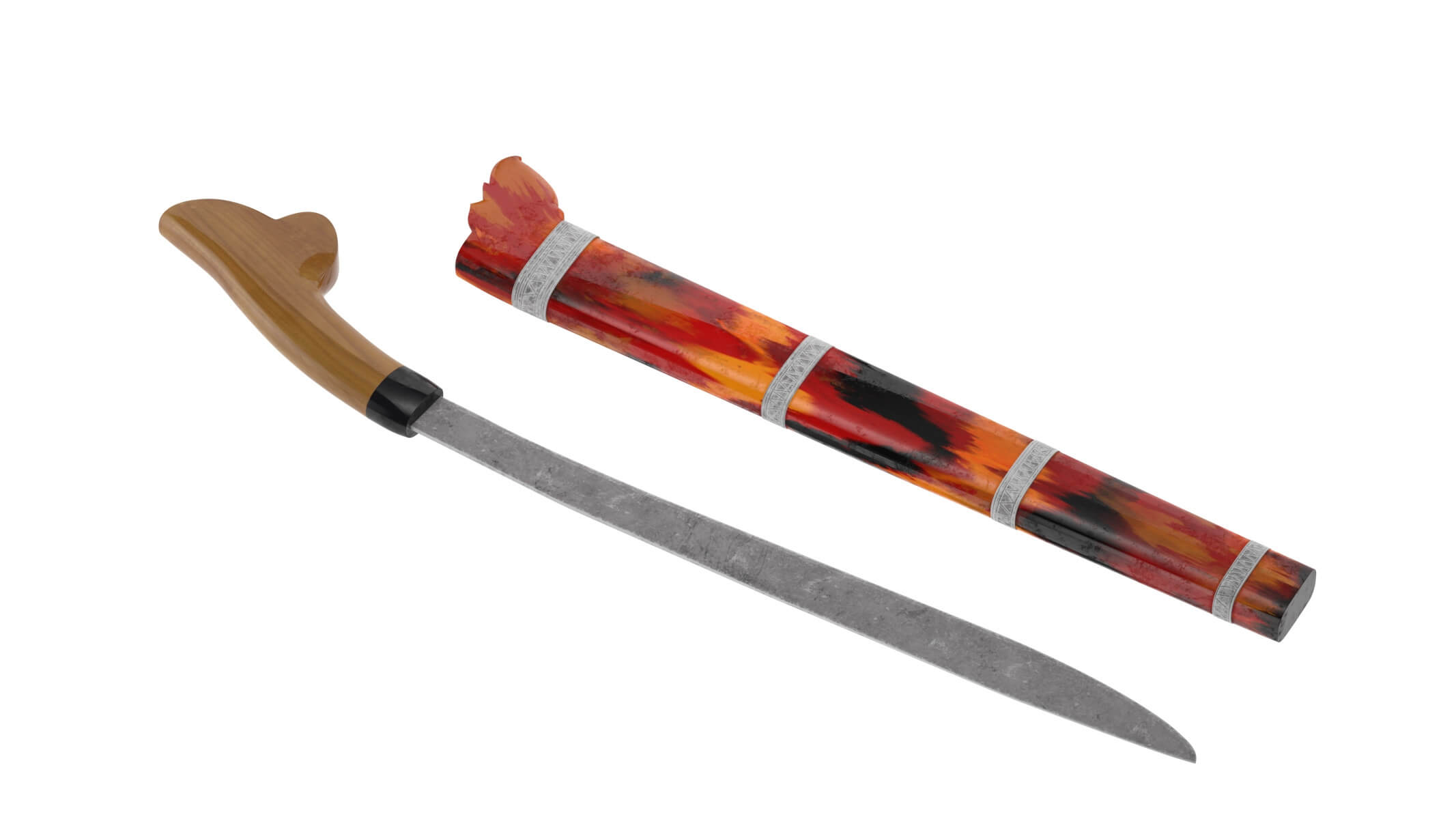 Parang Knife - 3D Model by frezzy