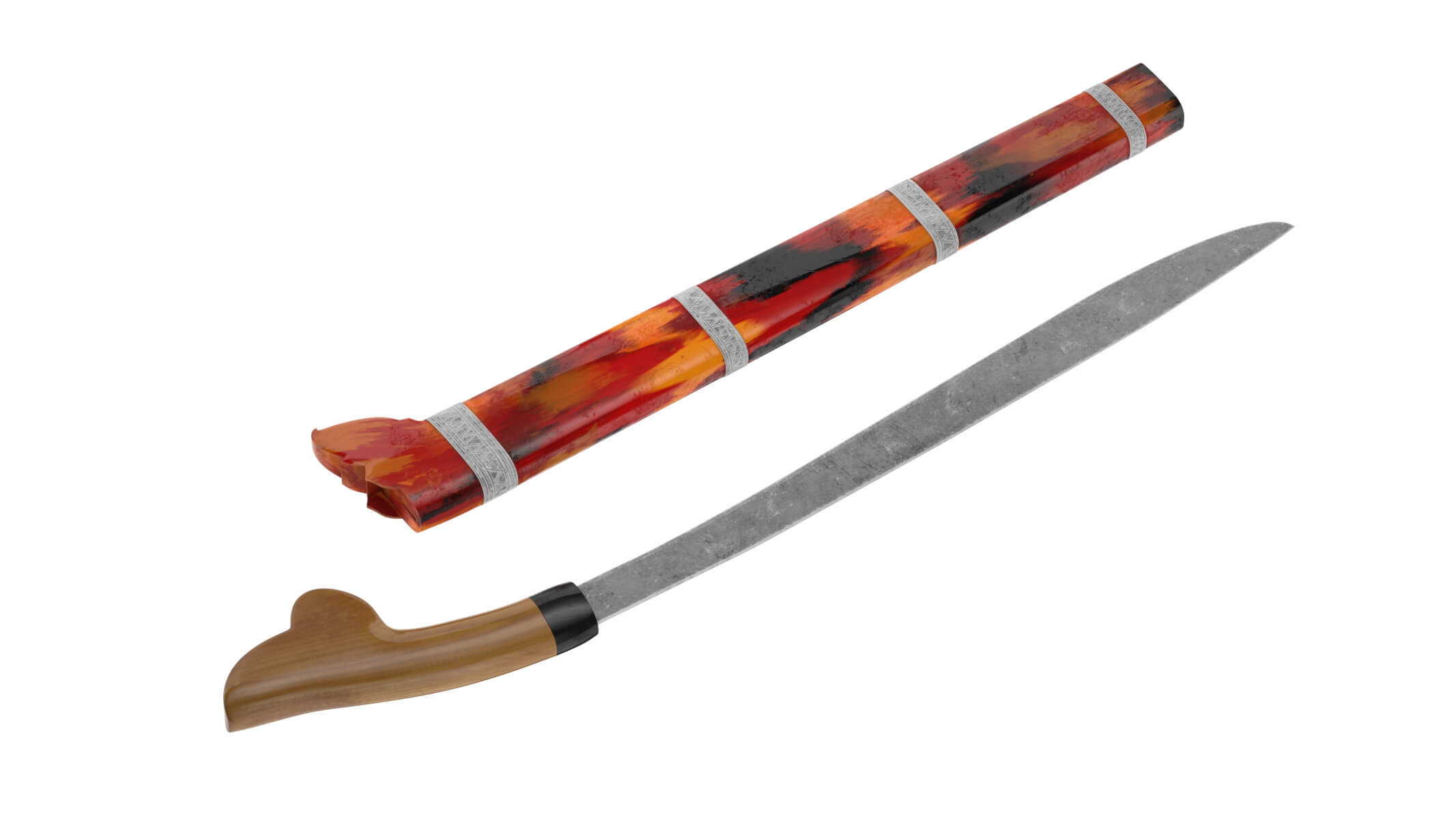 Parang Knife - 3D Model by frezzy