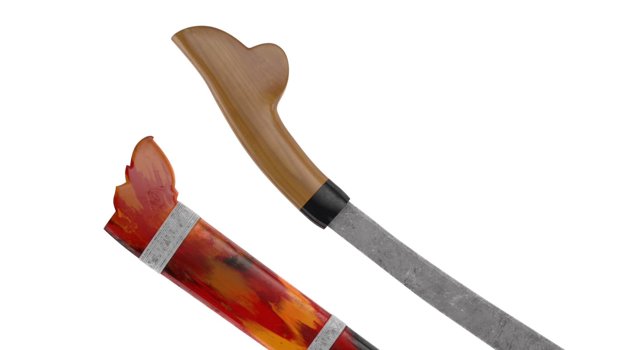Parang Knife - 3D Model by frezzy
