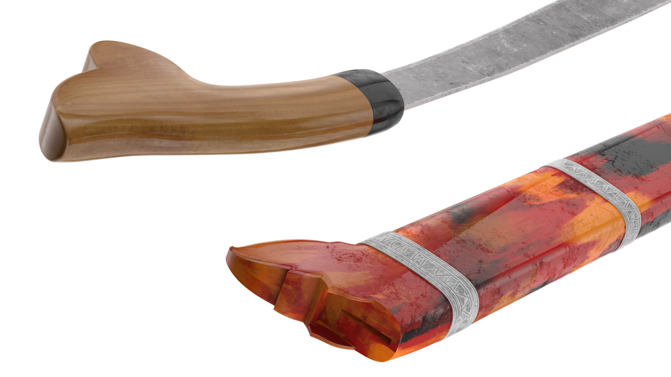 Parang Knife - 3D Model by frezzy