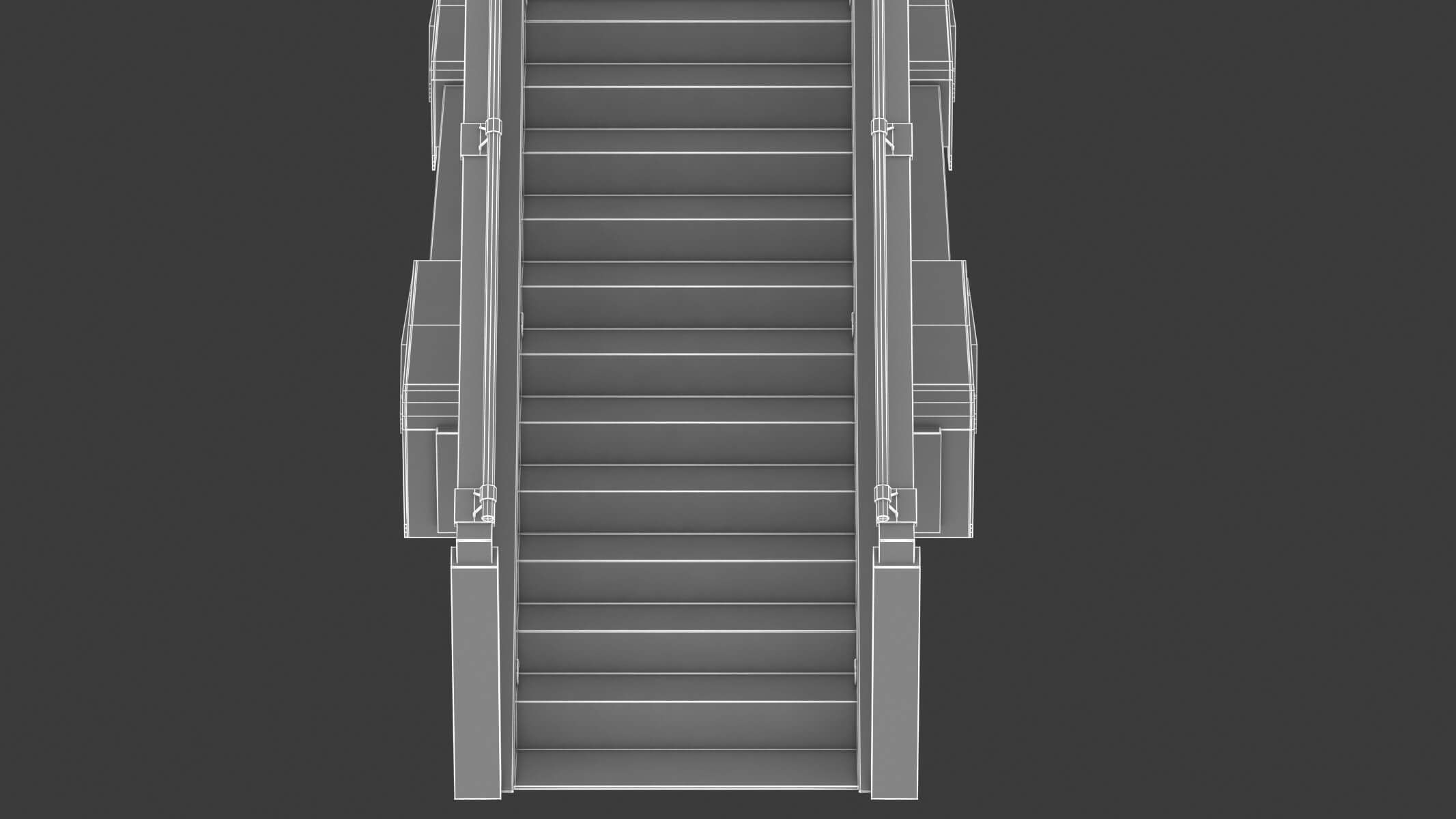 Passenger Steps Car - 3D Model by frezzy