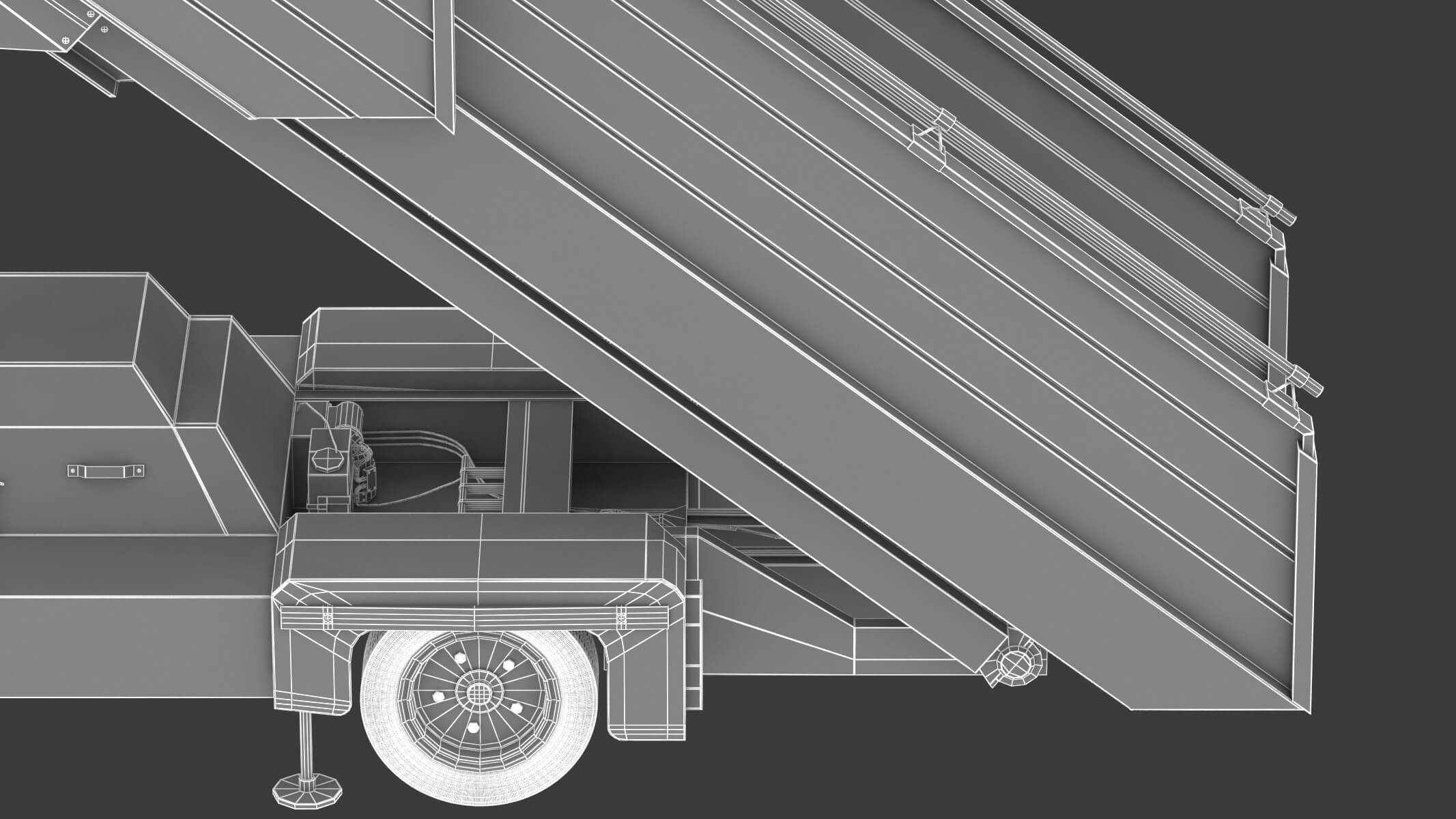 Passenger Steps Car - 3D Model by frezzy