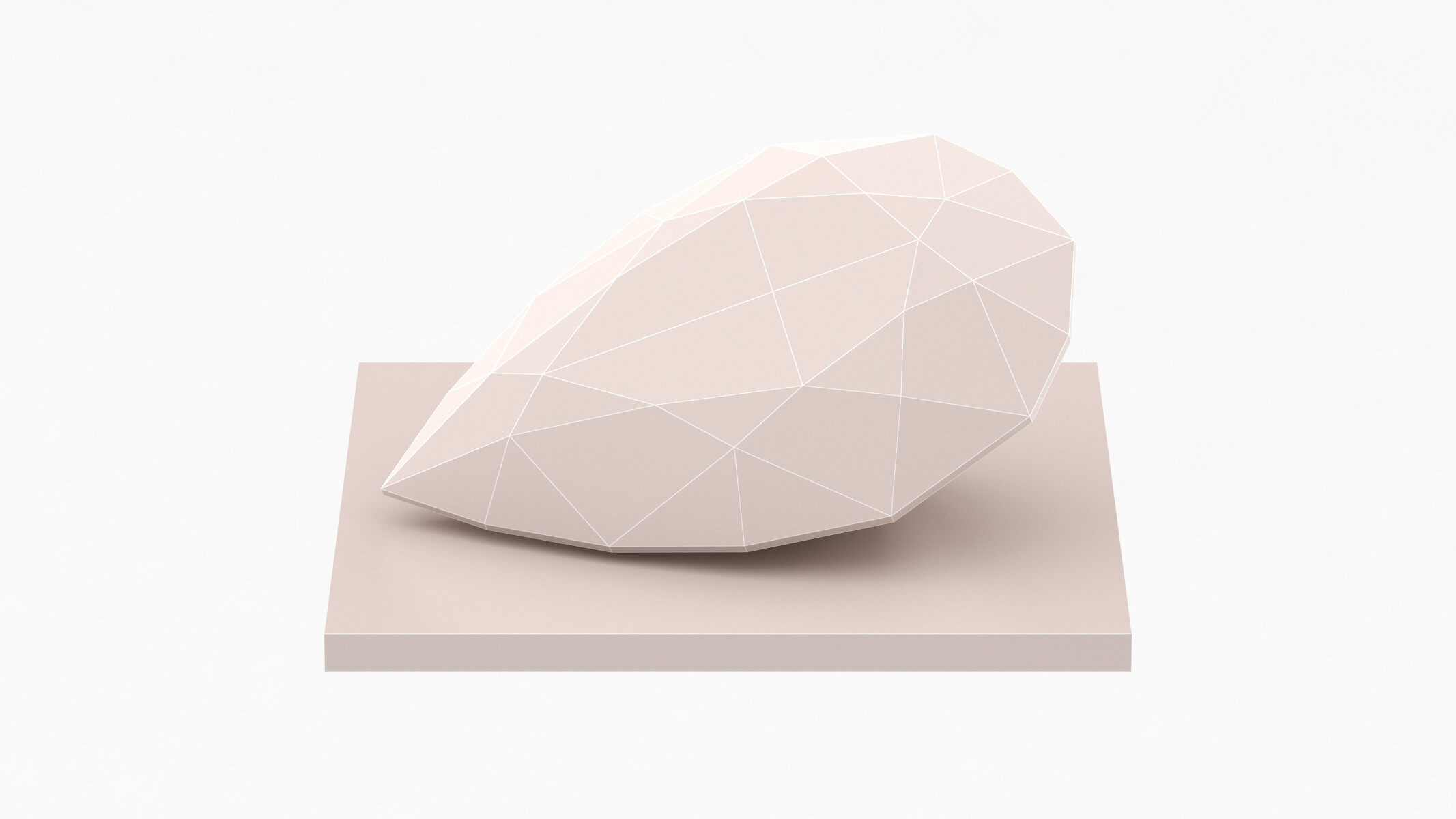 Pear Cut Diamond - 3D Model by frezzy