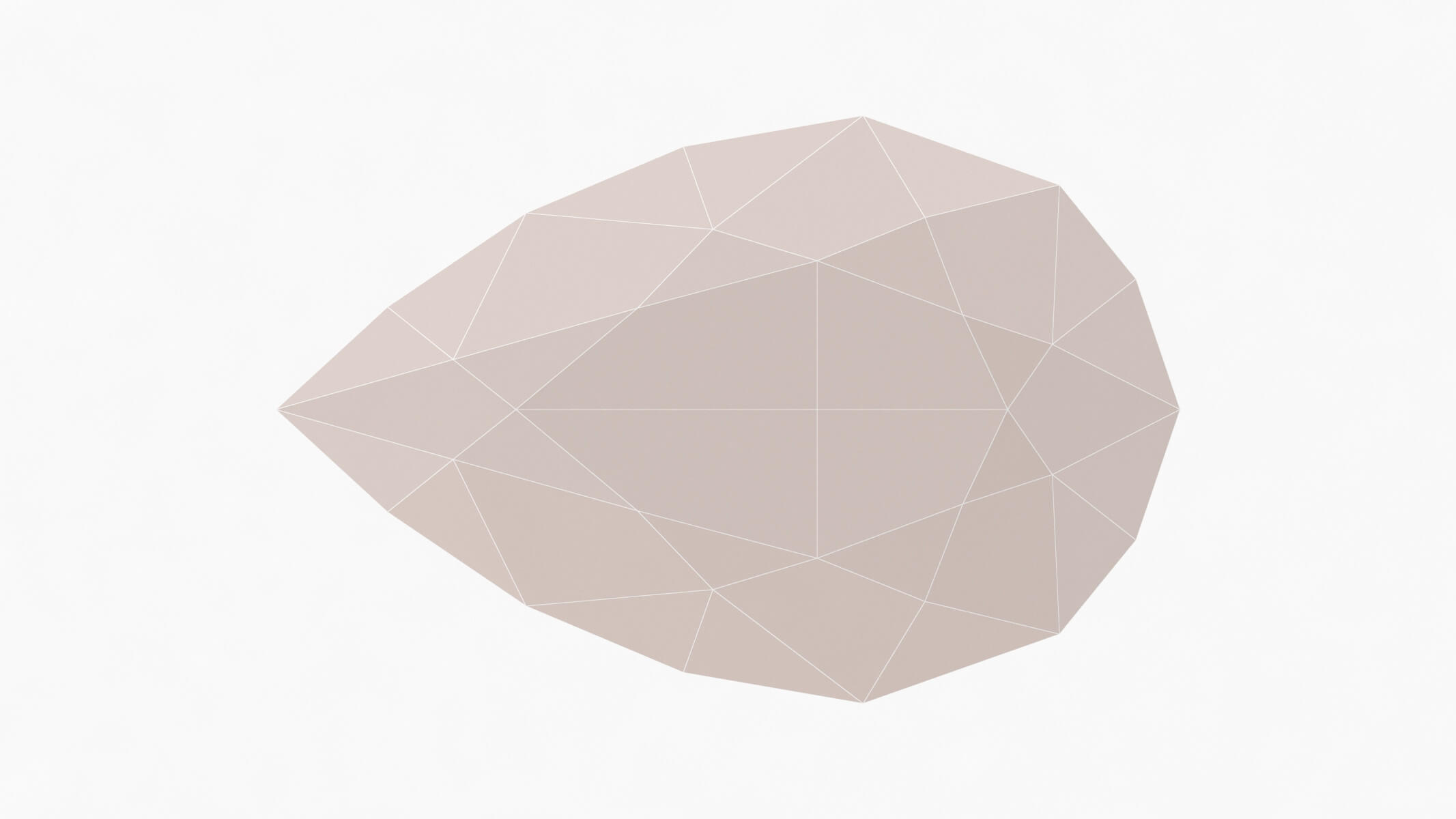 Pear Cut Diamond - 3D Model by frezzy