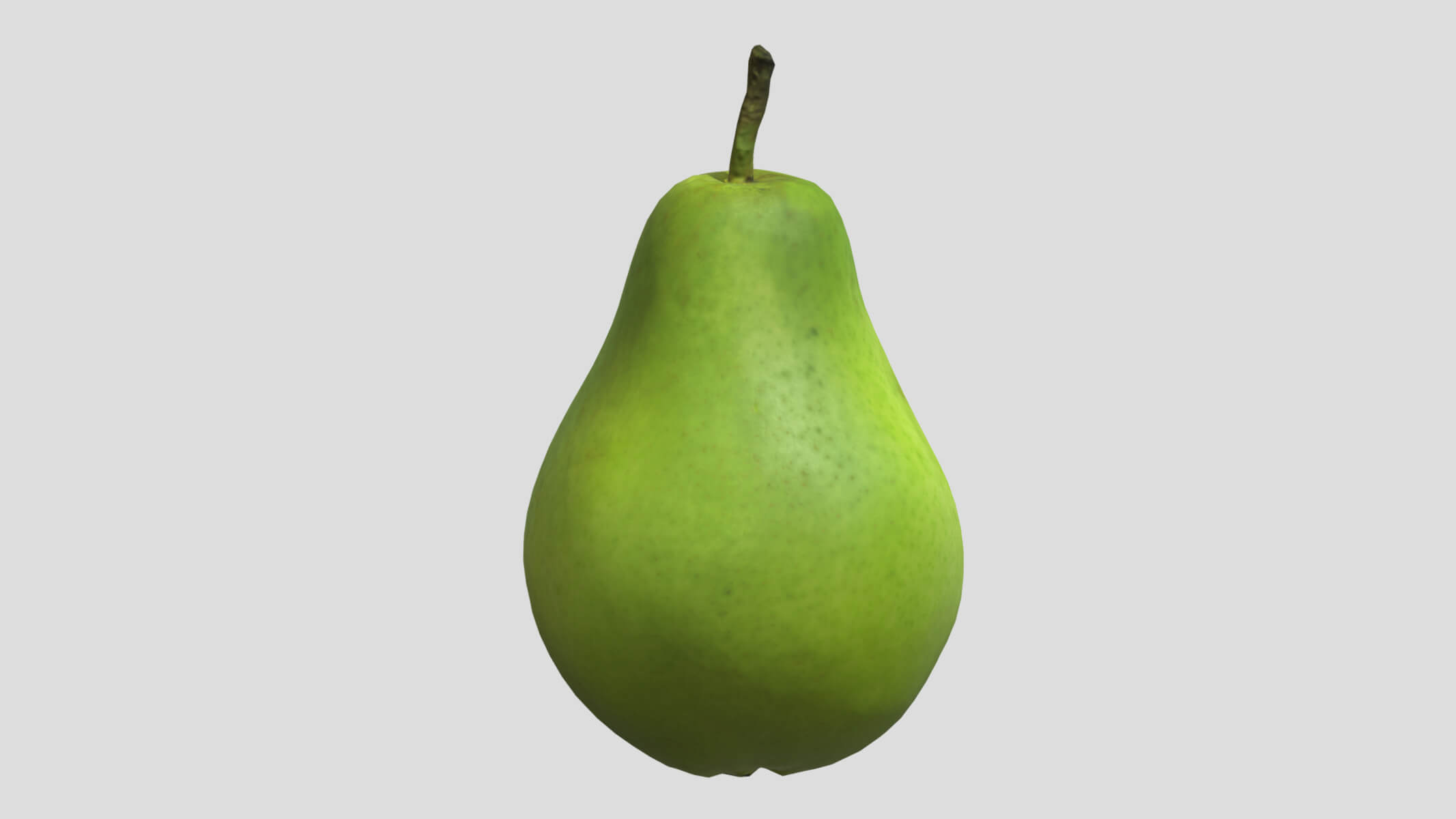Pear Low Poly - 3D Model by frezzy