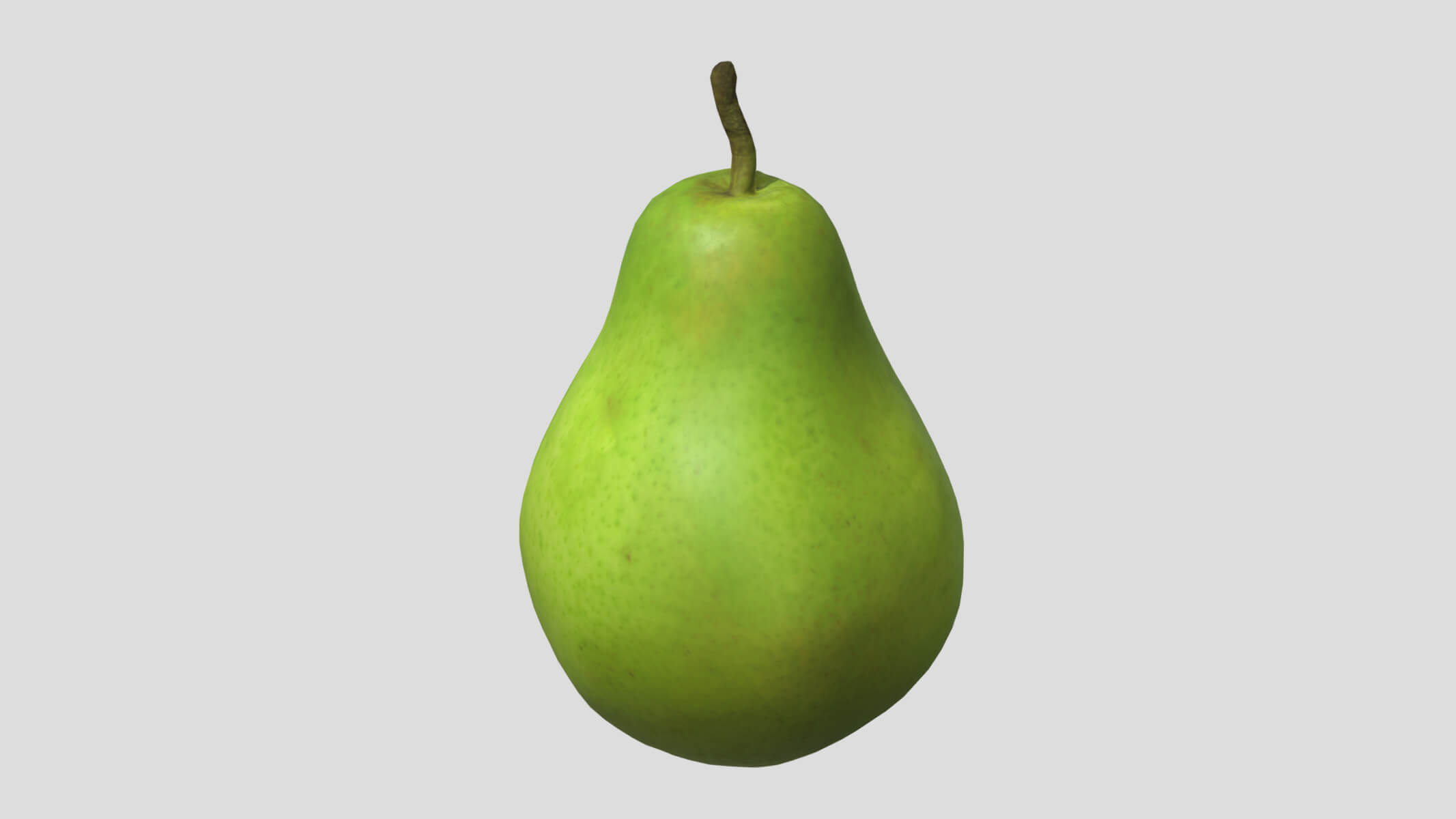 Pear Low Poly - 3D Model by frezzy