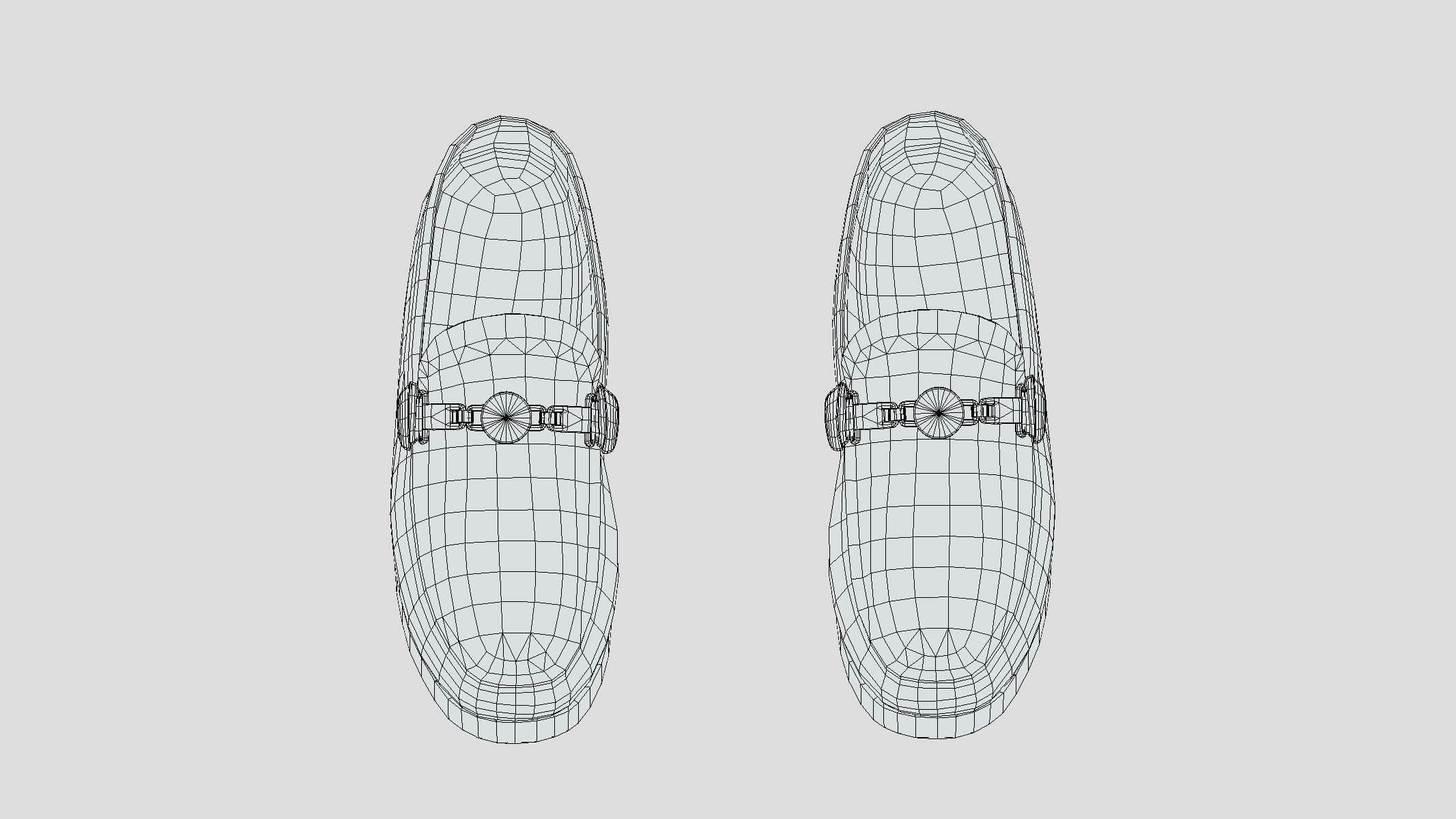 Penny Loafers Low Poly - 3D Model by frezzy
