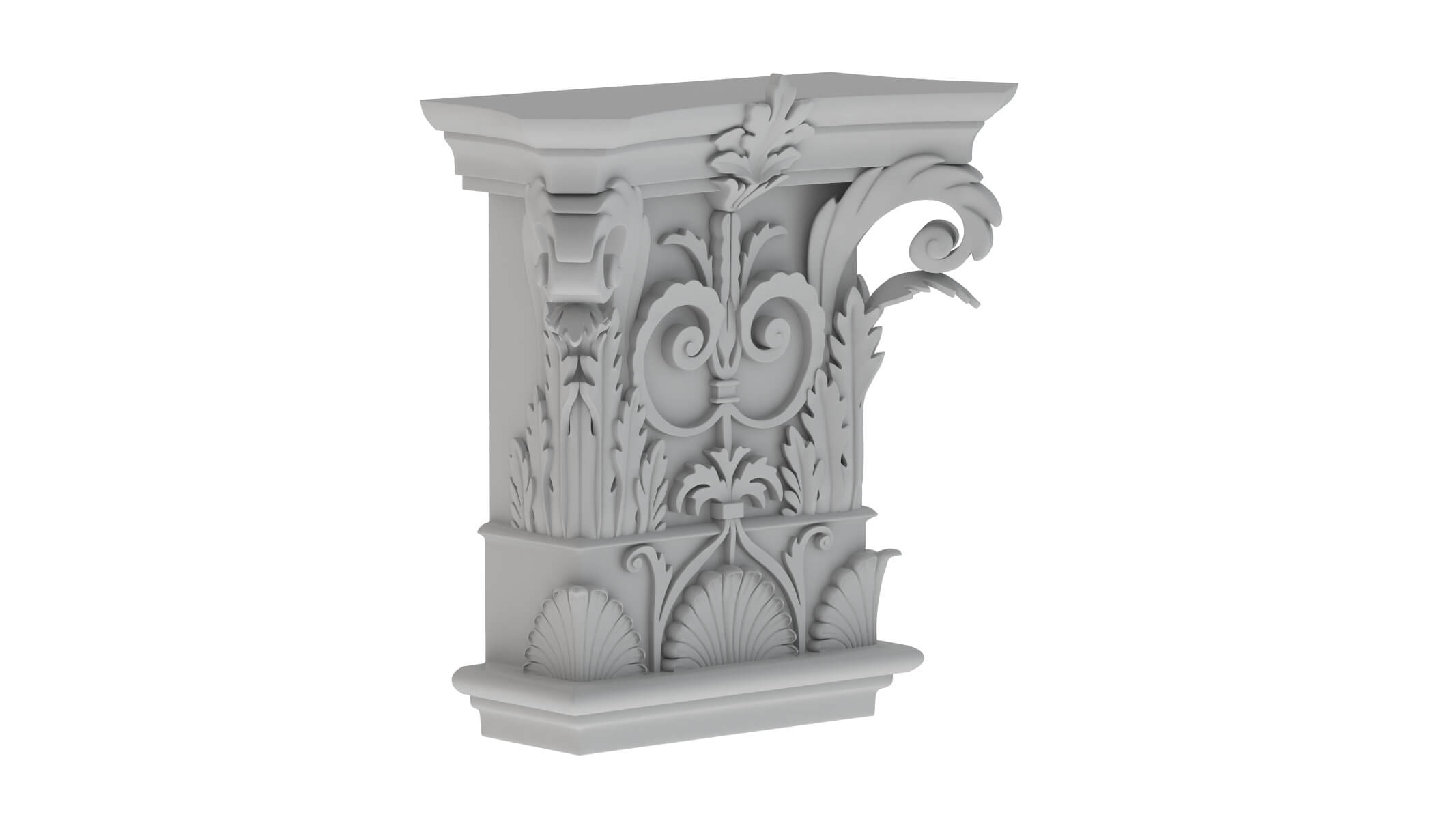 Pilaster 006 - 3D Model by frezzy