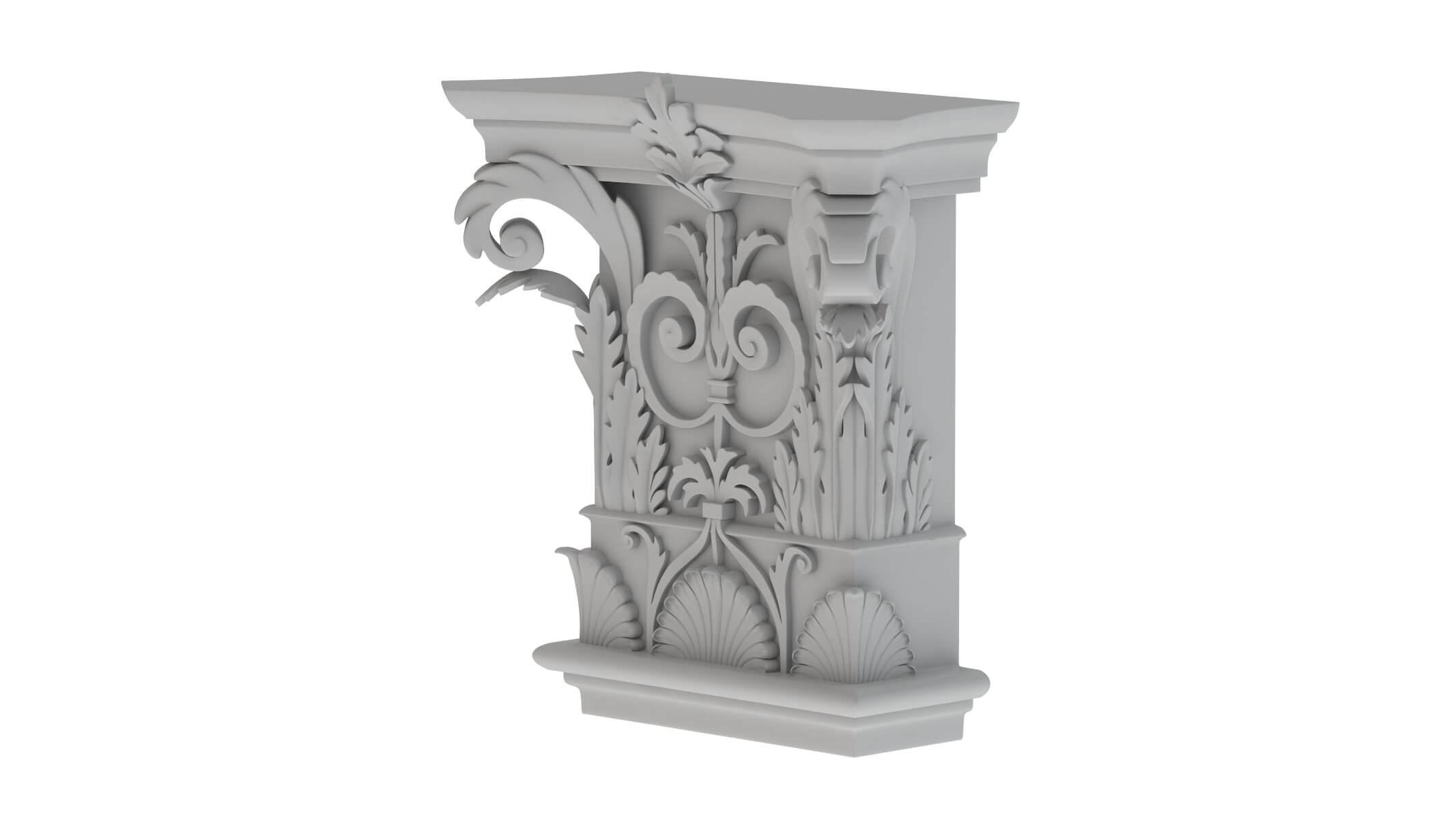 Pilaster 006 - 3D Model by frezzy