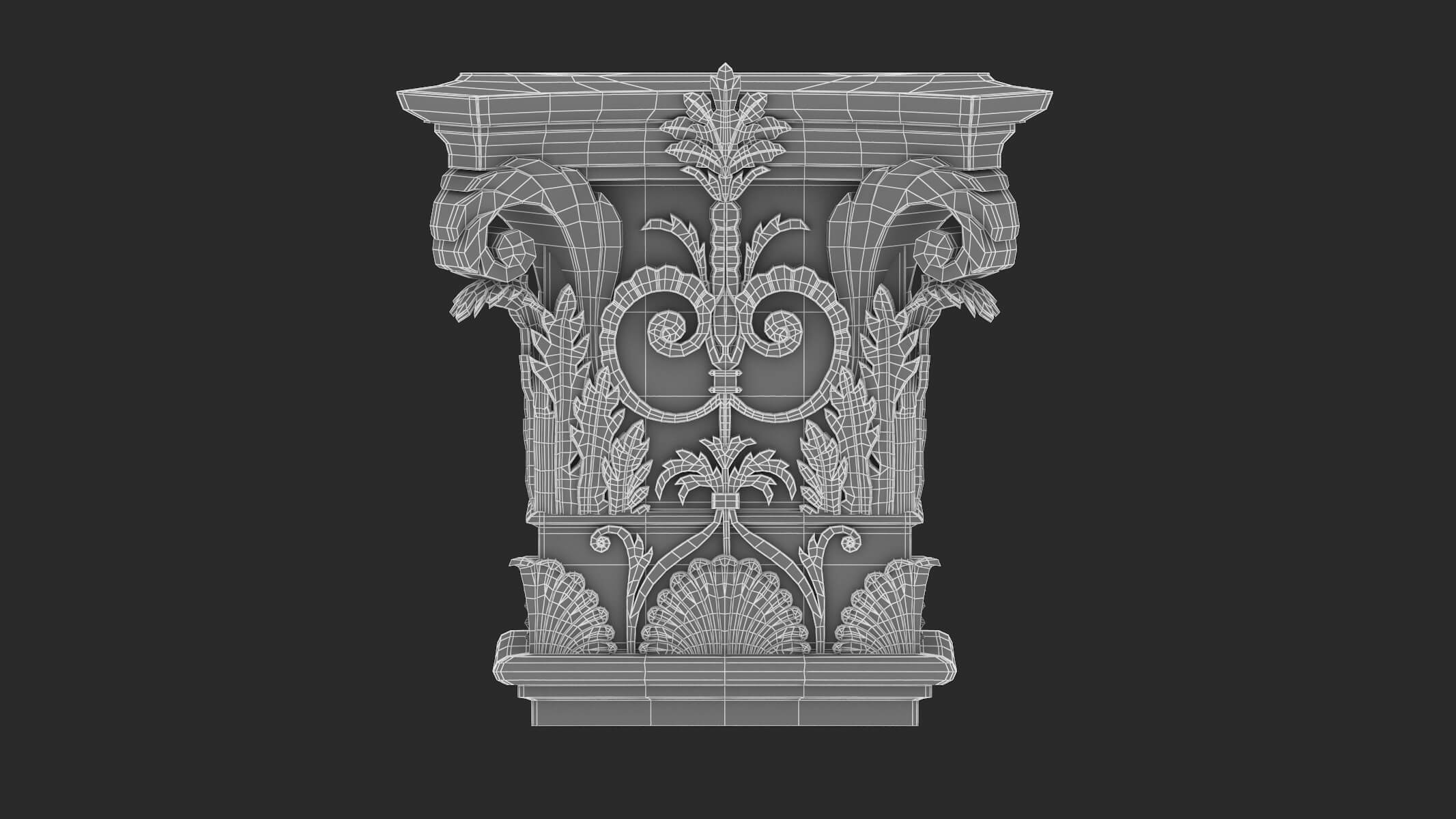Pilaster 006 - 3D Model by frezzy