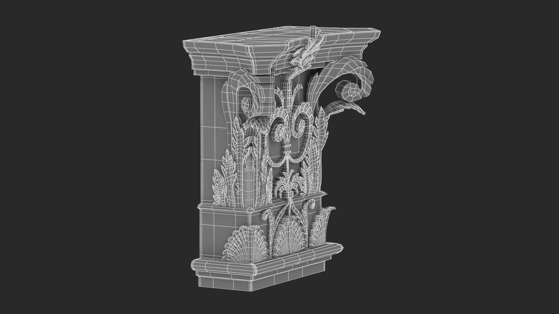 Pilaster 006 - 3D Model by frezzy