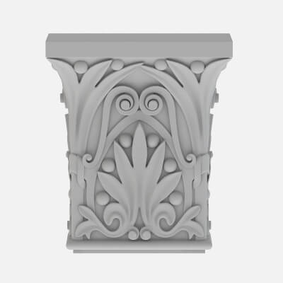 Pilaster 008 - 3D Model by frezzy