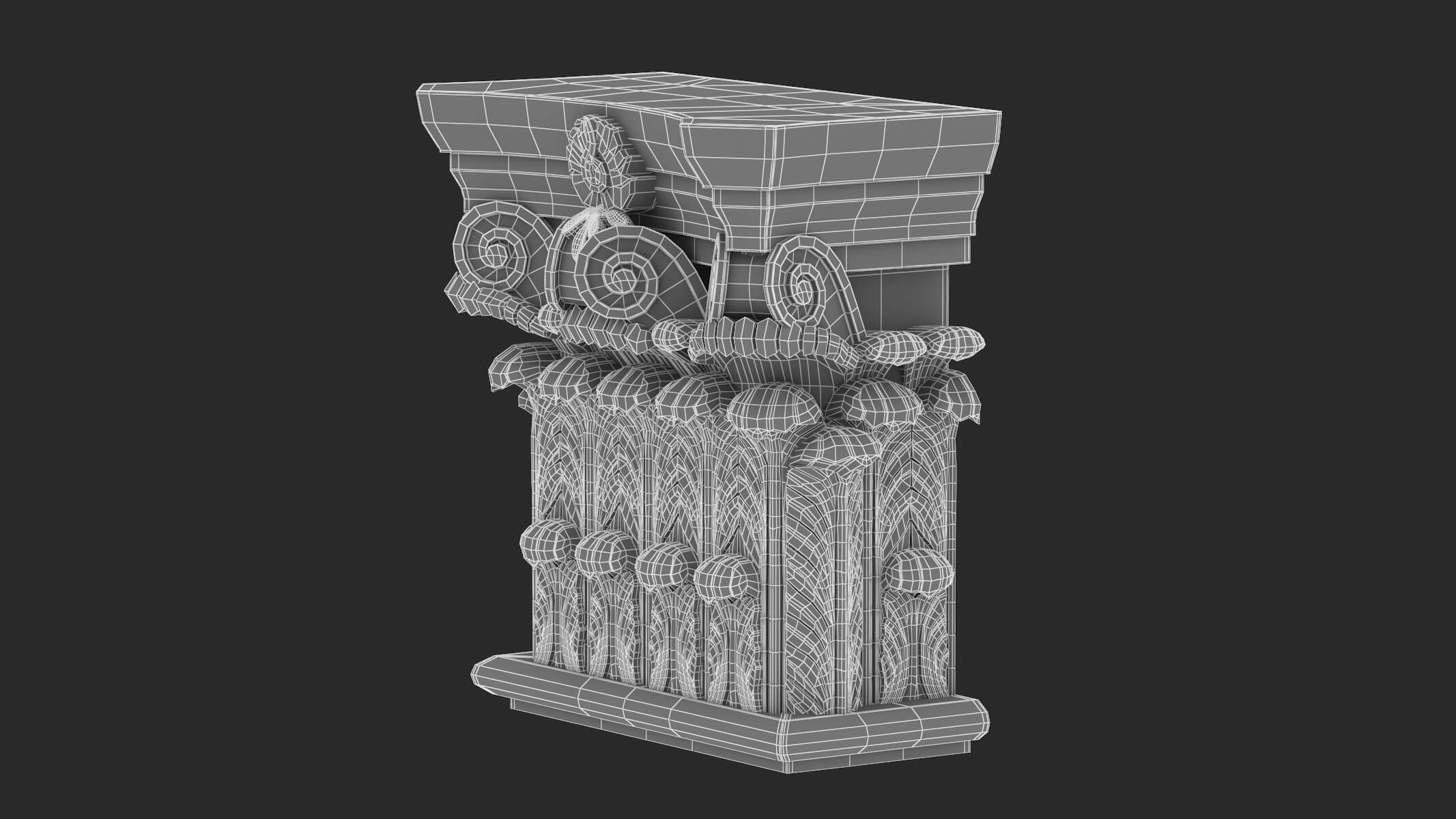 Pilaster 010 - 3D Model by frezzy