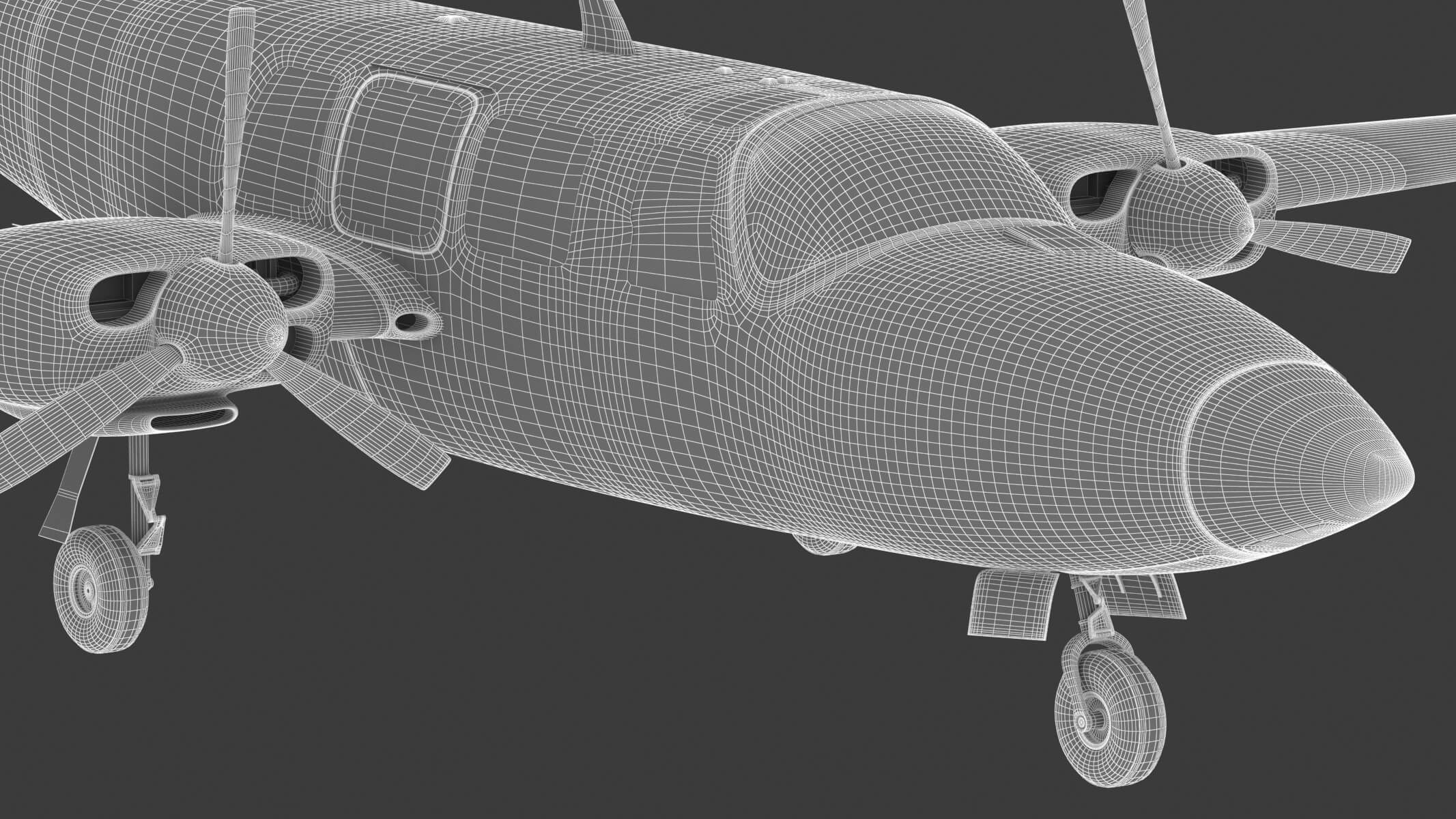 Piper Aerostar - 3D Model by frezzy