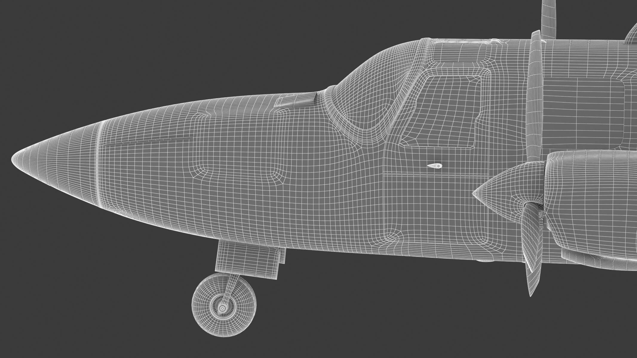 Piper Aerostar - 3D Model by frezzy